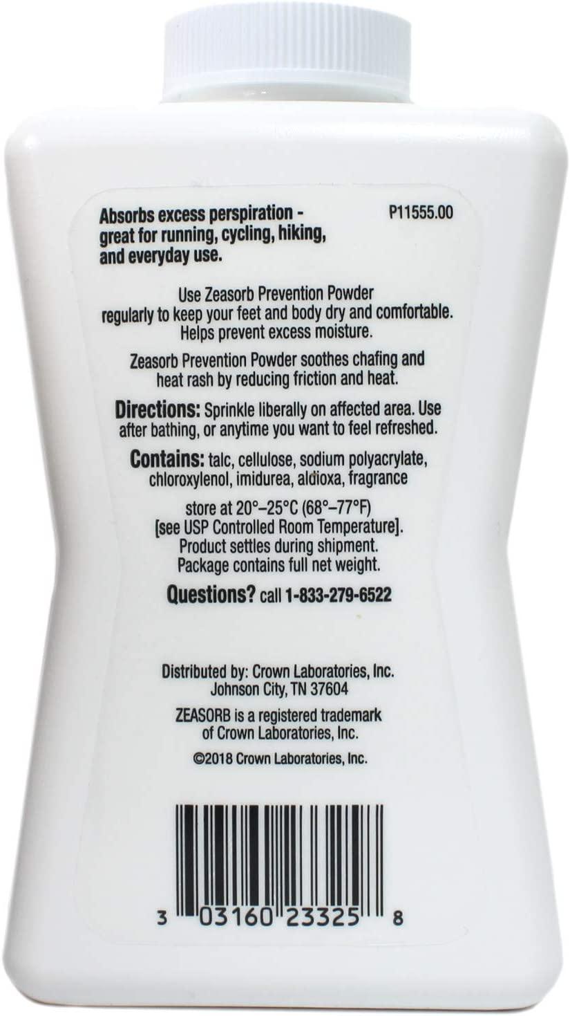 Zeasorb Prevention Super Absorbent Powder 2.5oz (Pack of 2)