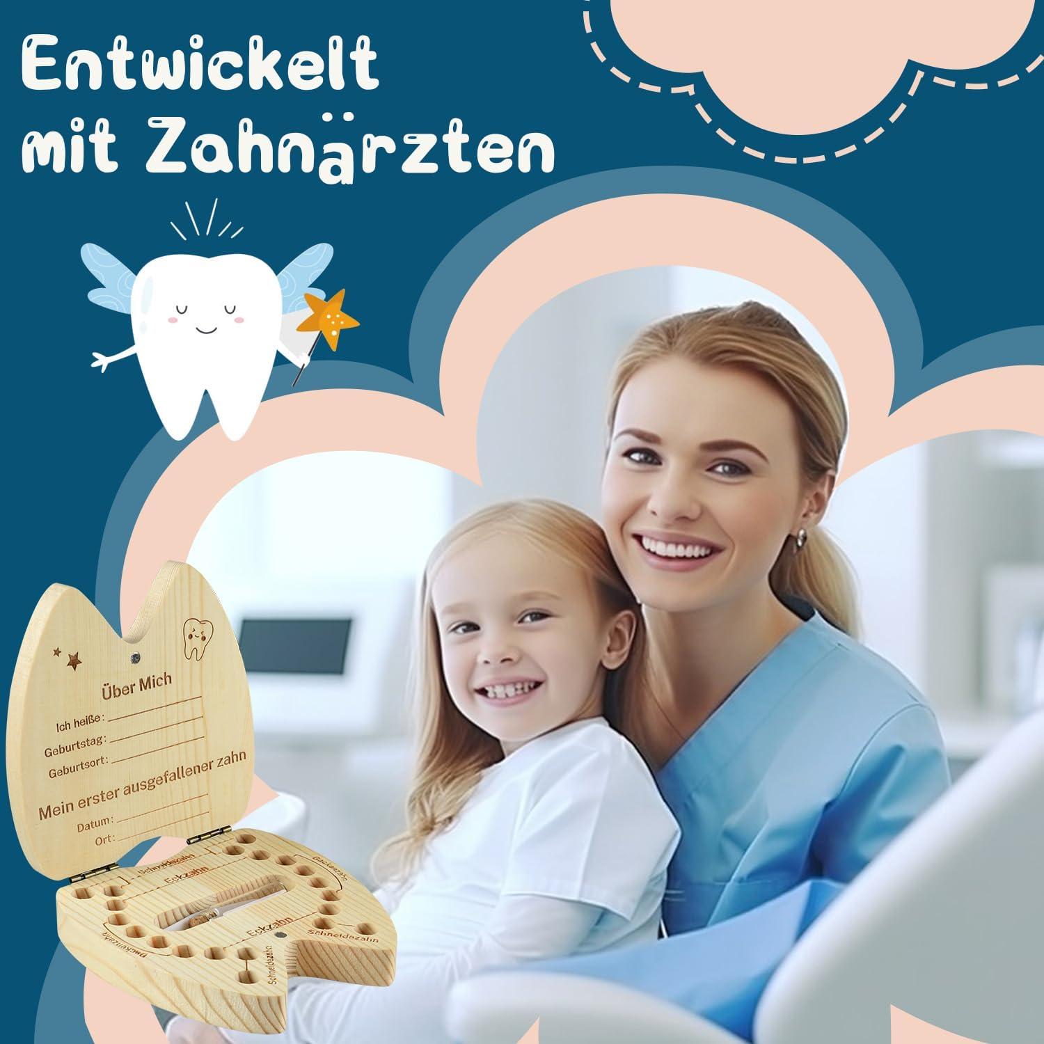 Victer Tooth Fairy Coins & Personalized Milk Tooth Box Set - 10 ...