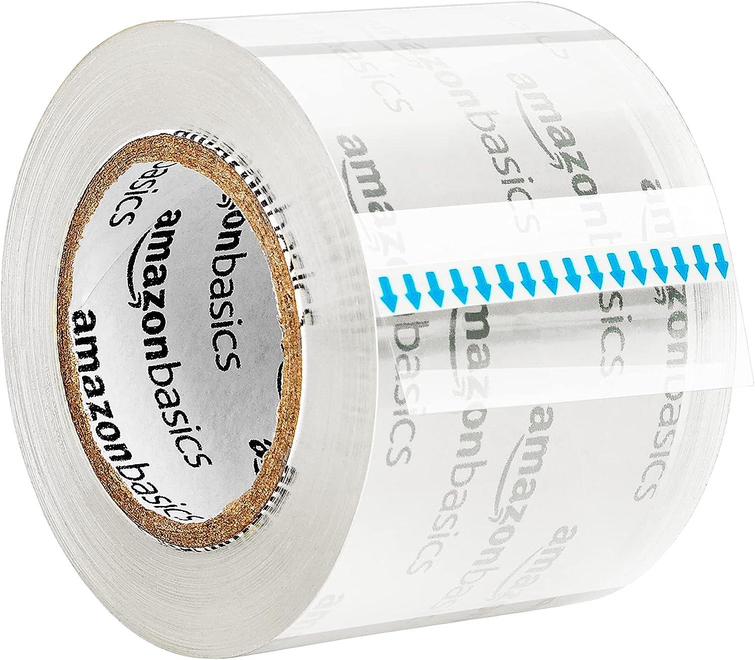 Amazon Basics Heavy Duty Packaging Tape with Dispenser for Shipping ...