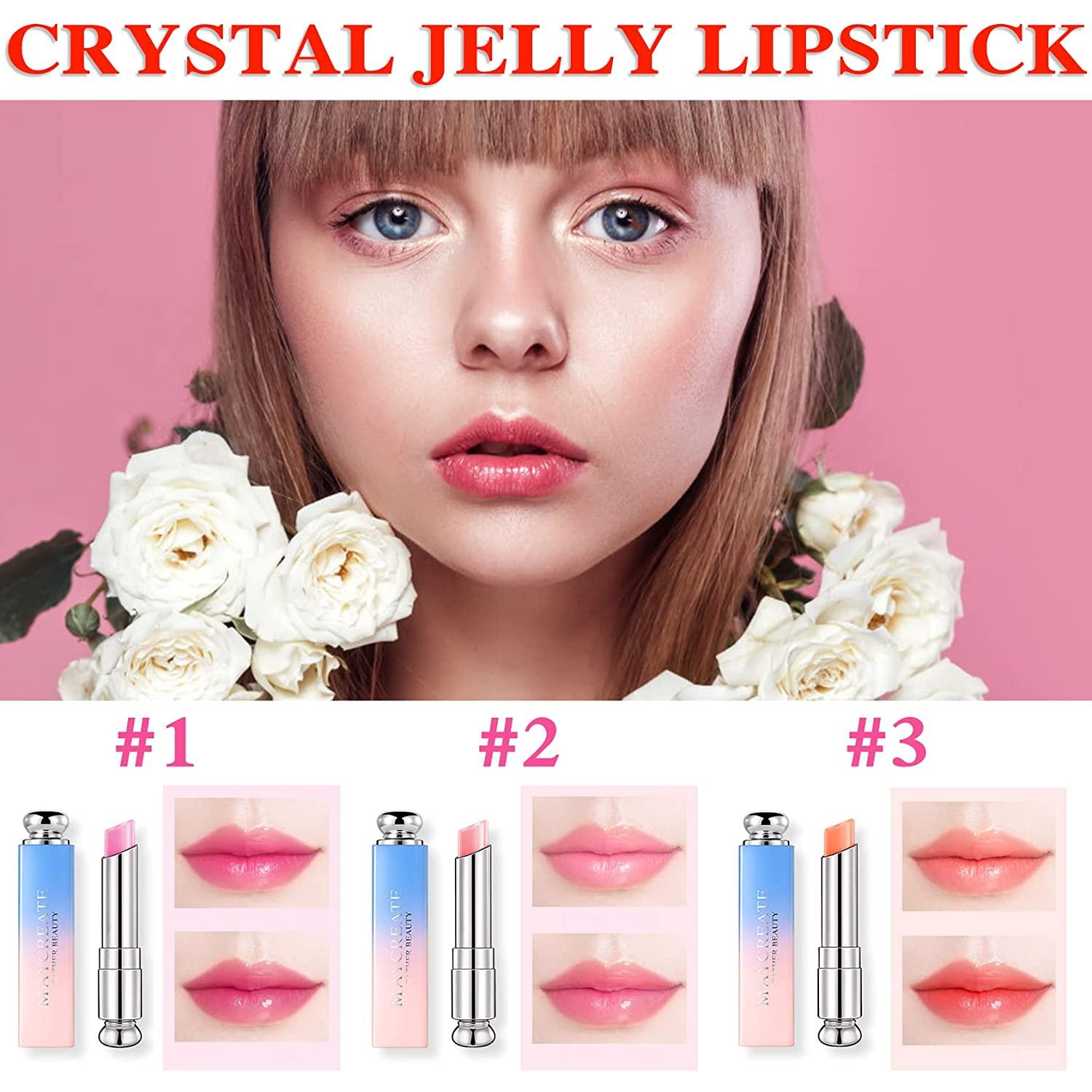 3PCS Color Changing Lipstick Set - Long Lasting Moisturizing Magic Lip ...