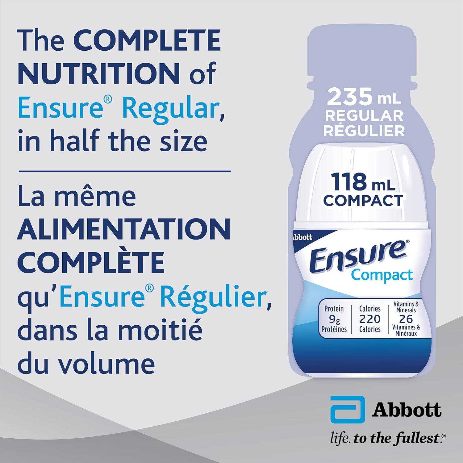 Ensure Compact Complete Balanced Nutrition In Half The Size Chocolate ...