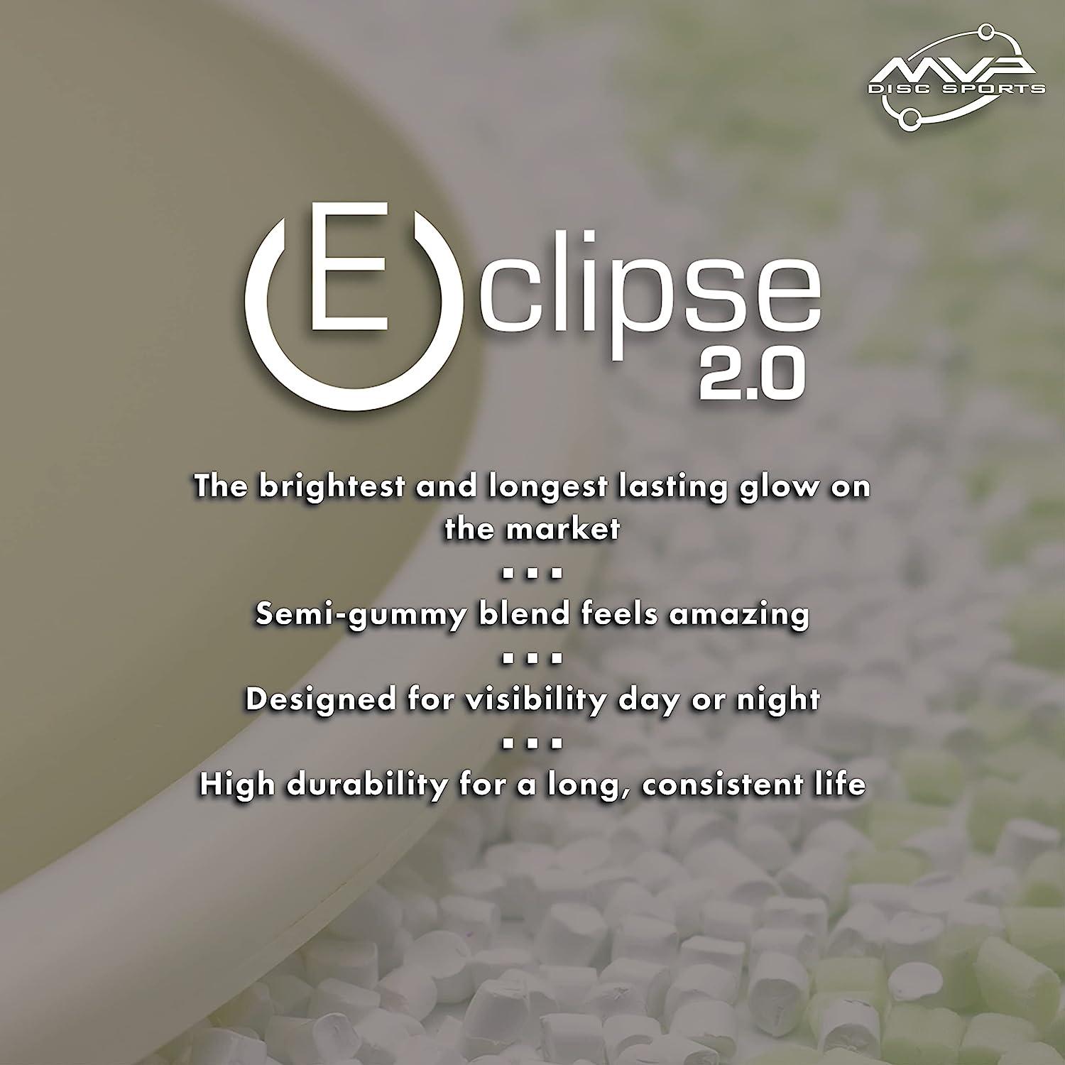 MVP Eclipse Glow 2.0 Reactor Disc Golf Midrange 170-175g - Premium Disc ...