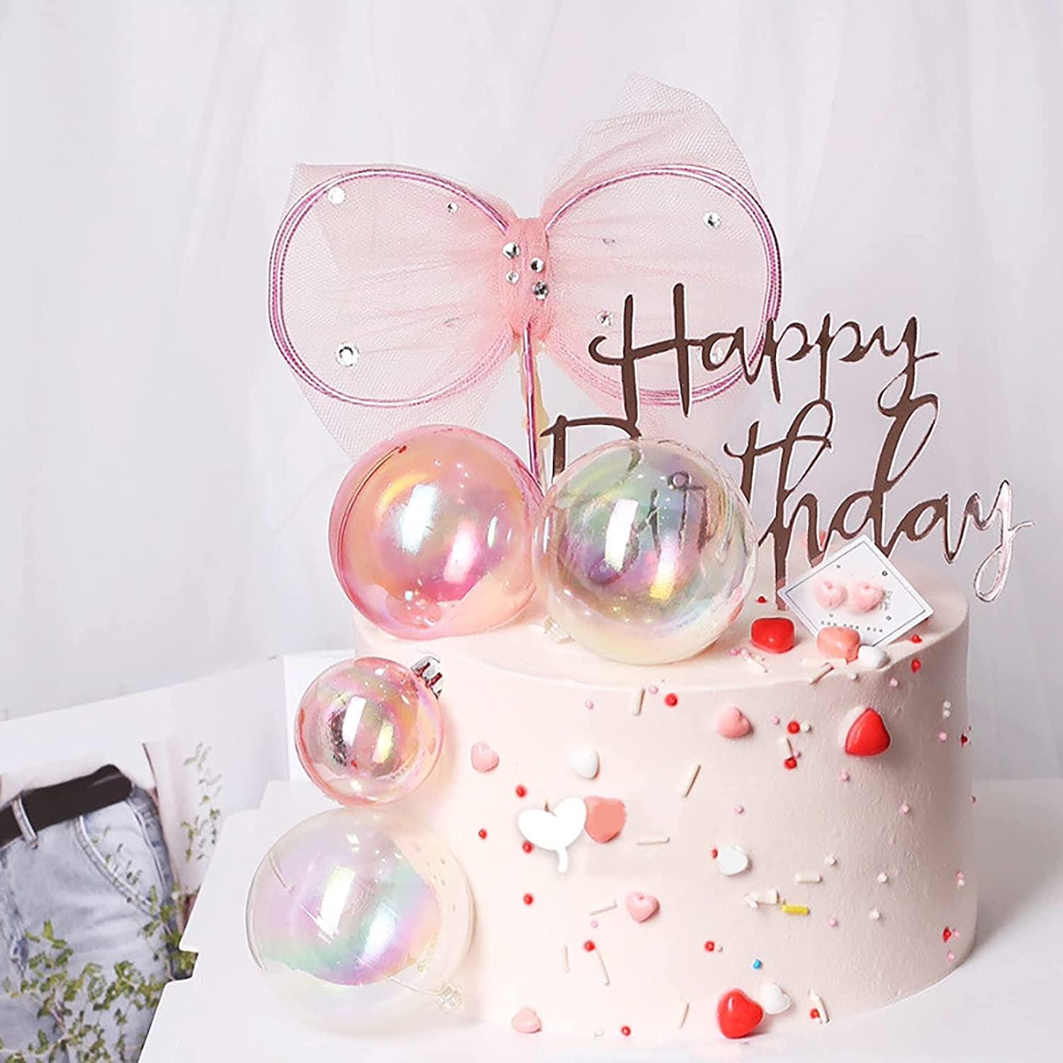 bubble cake topper