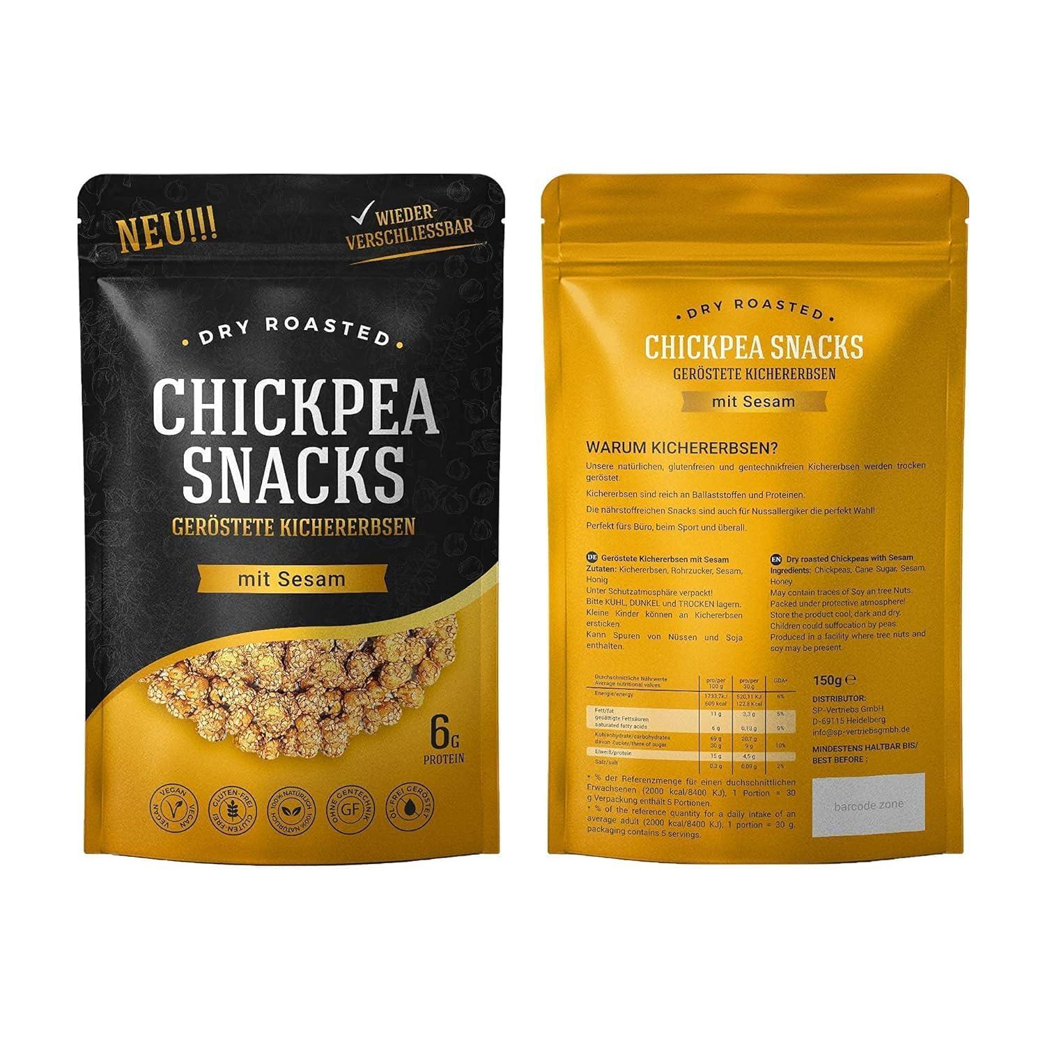 Crispy Roasted Chickpea Snacks - Vegan & Gluten-Free | Protein-Rich ...