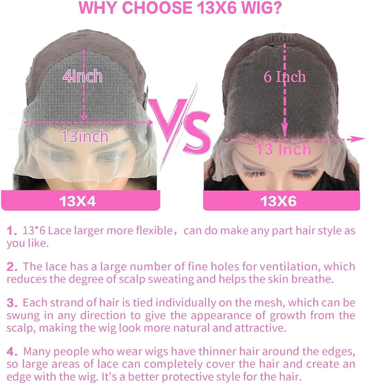 28 Inch Straight 180 Density HD Lace Front Wig for Black Women ...