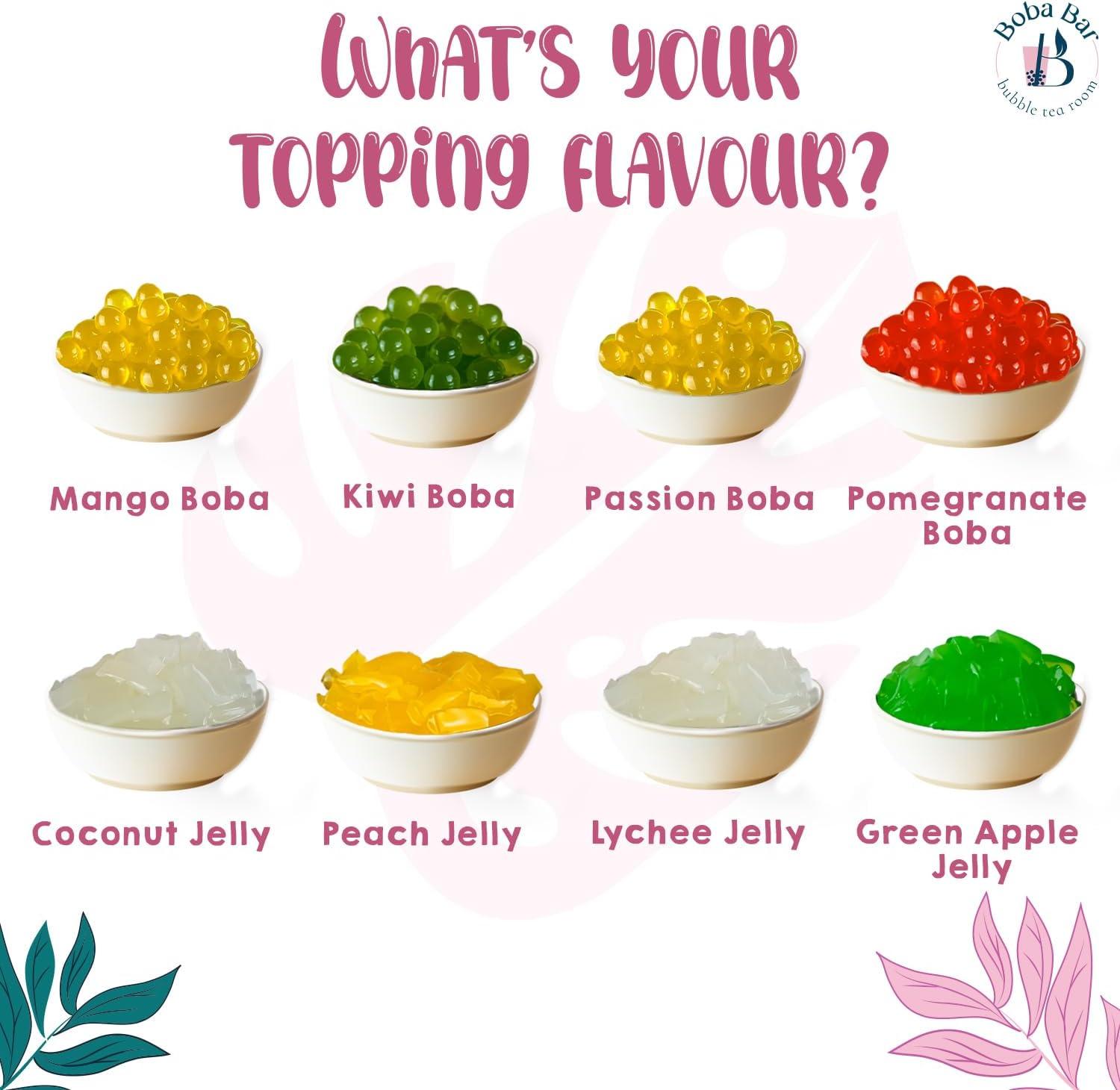 MBTK - 8 (Boba Bar London | Pearlicious Milk Bubble Tea Kit | 8 Milk ...