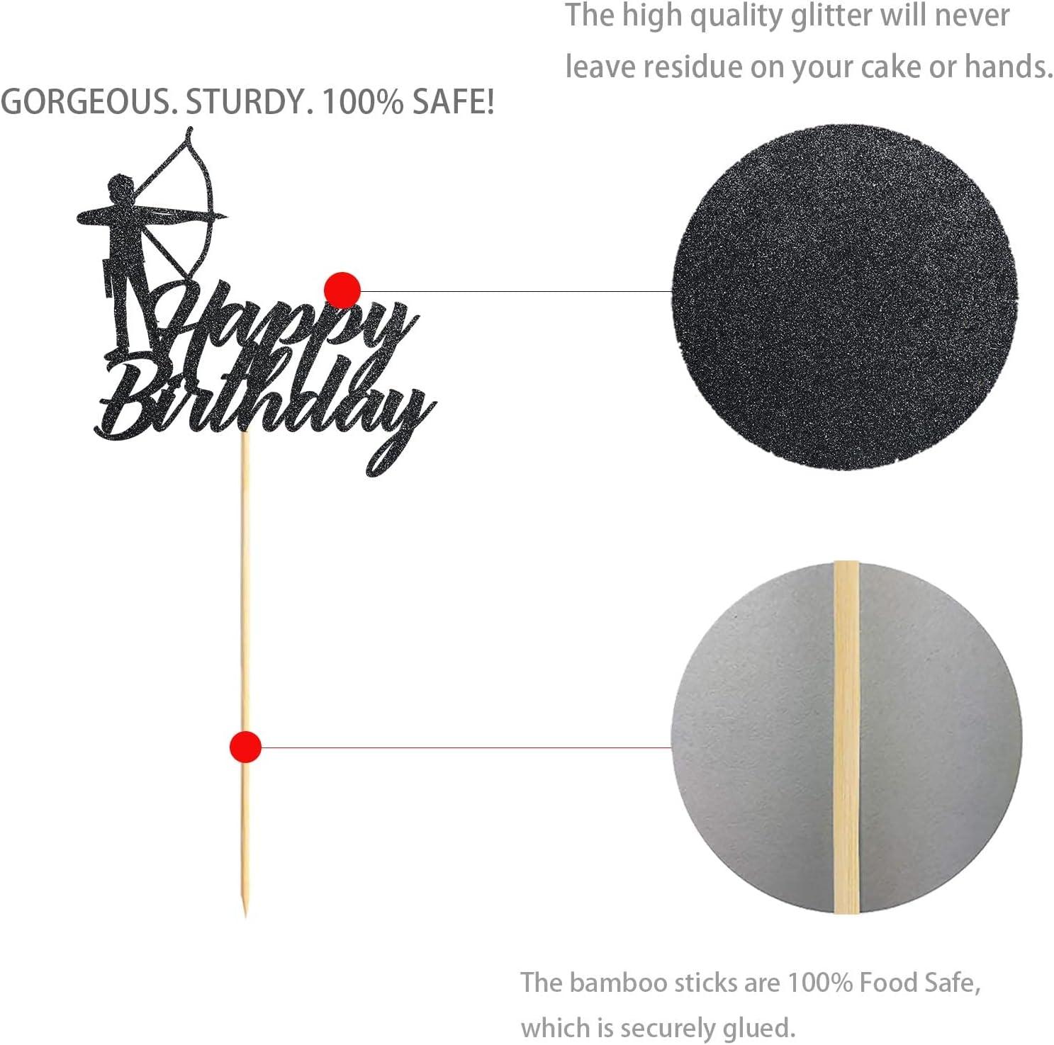 Archery Cake Topper Bow Arrow Hunting Birthday Birthday Party Supply ...