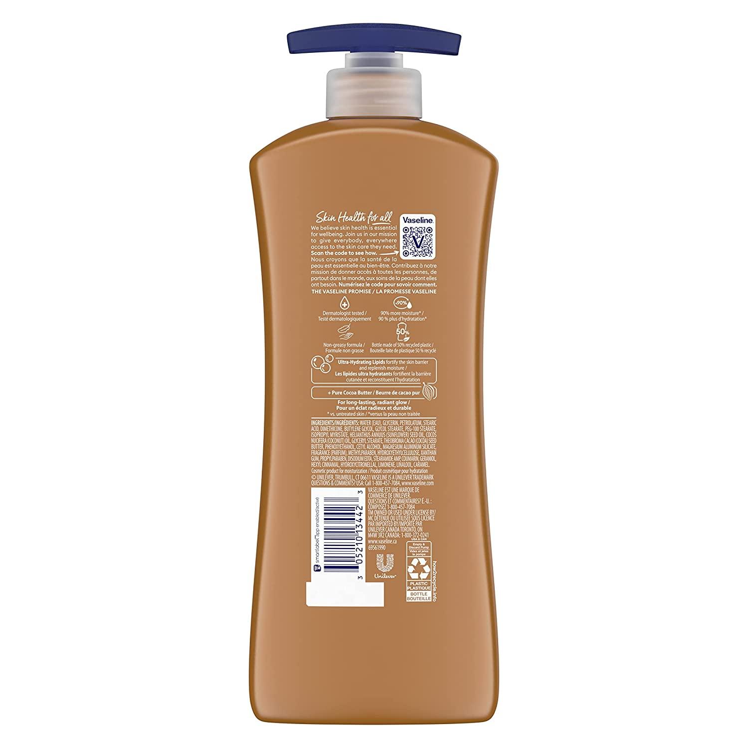 Vaseline Cocoa Radiant Body Lotion 20.3 oz - Pack of 3 | Ultra ...