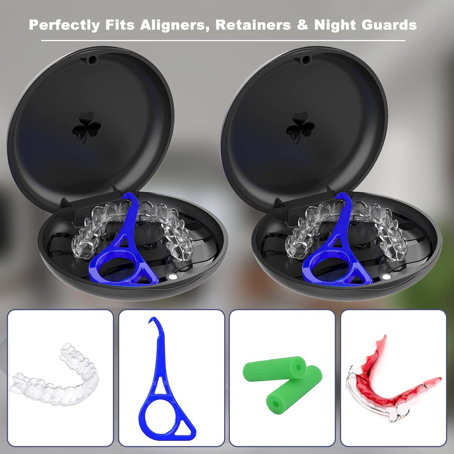Orthodontic Aligner Cases Set with Removal Tools - Strong Magnetic ...
