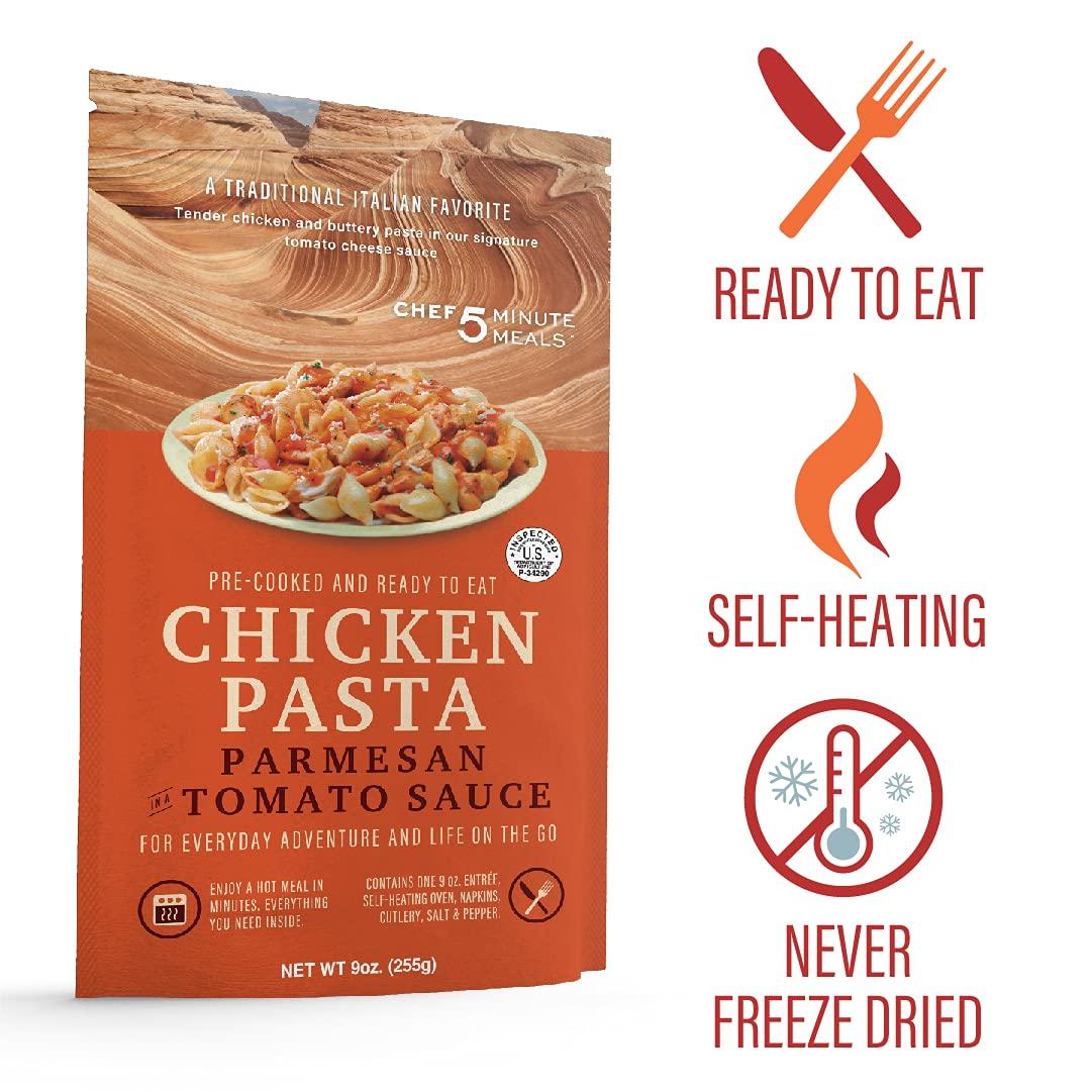 Chef 5 Minute Meals Chicken Pasta Parmesan Backpack Meal Kit - Self ...