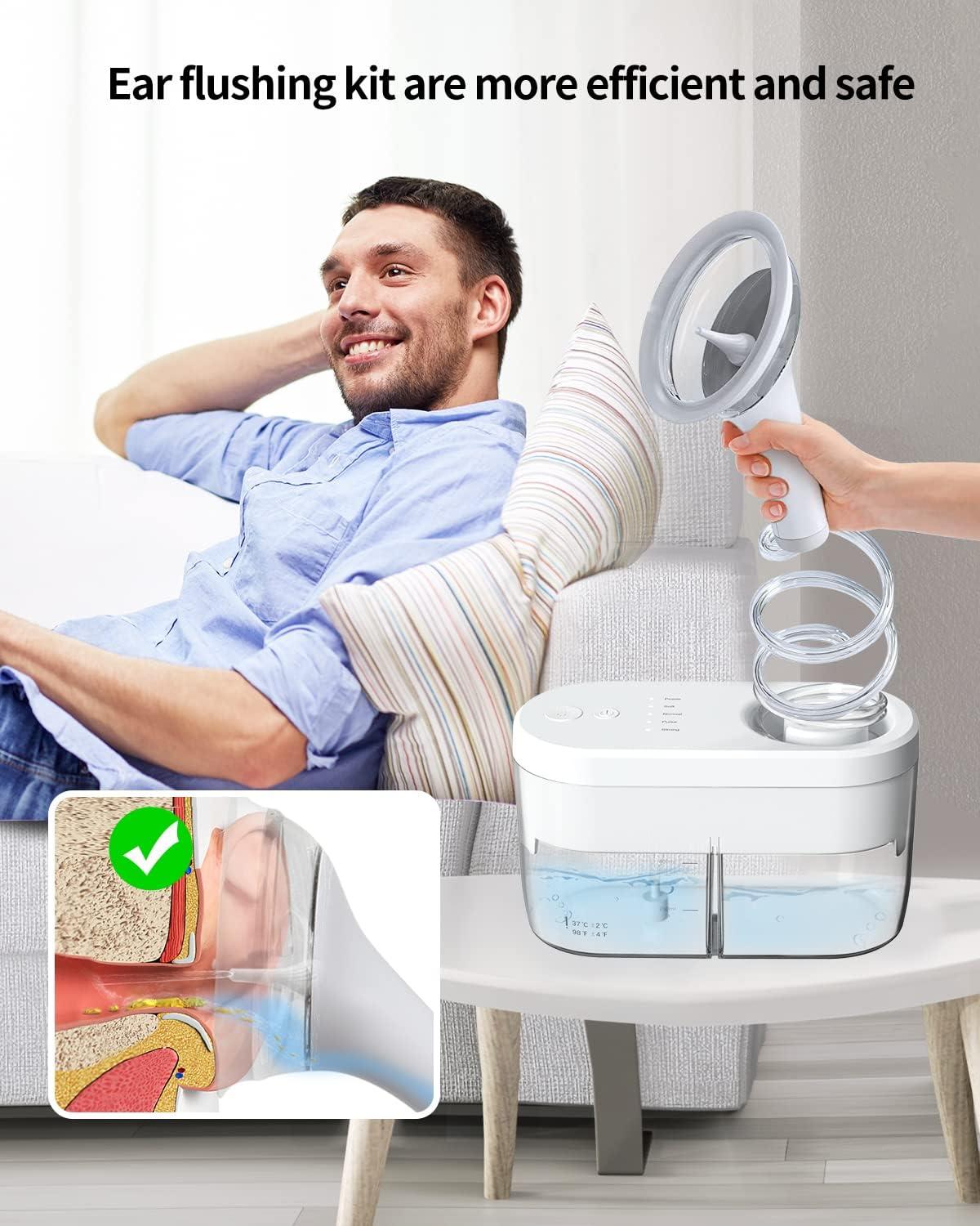 Healuck Electric Ear Wax Removal Kit | Professional Ear Irrigation ...