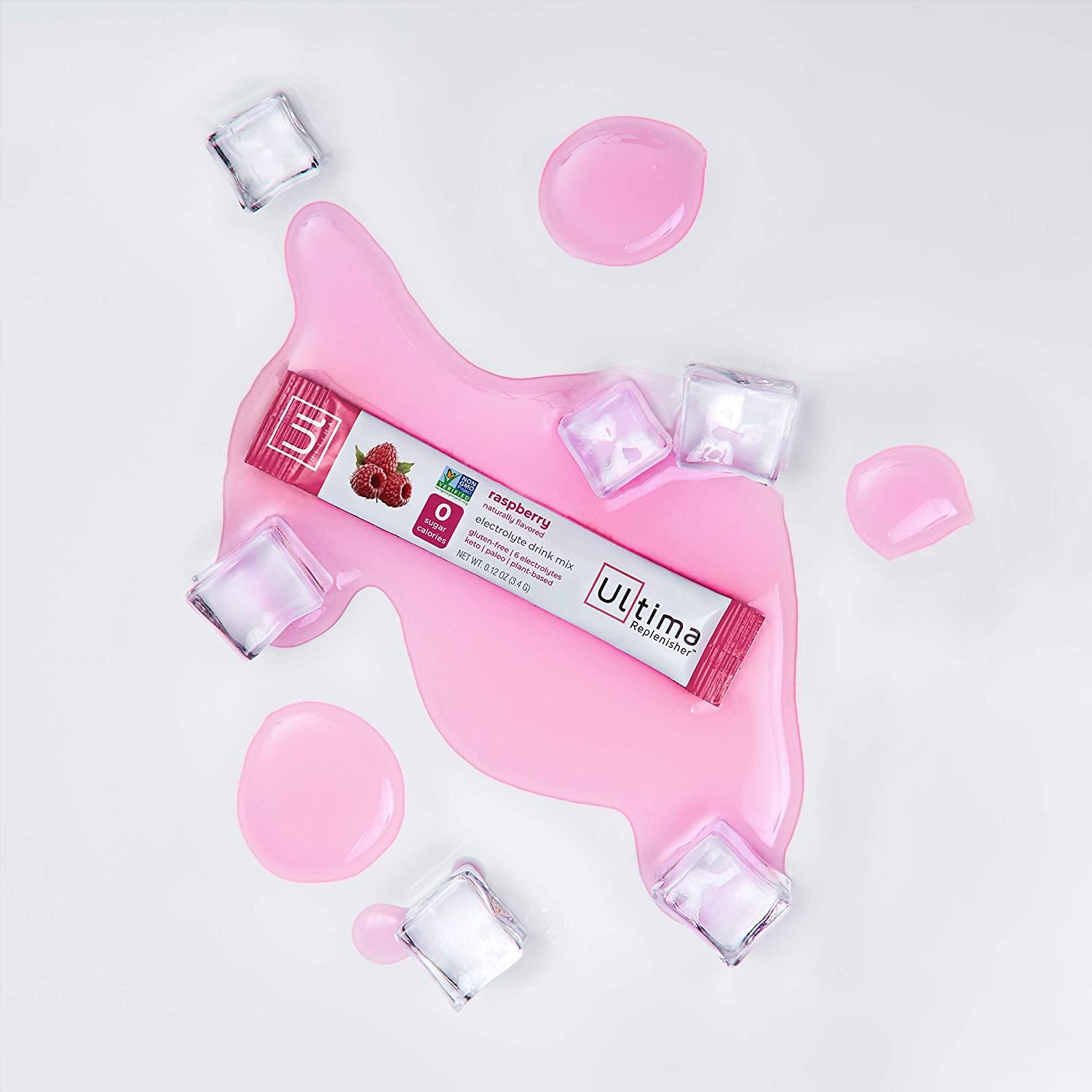 Ultima Replenisher Raspberry Electrolyte Drink Mix | 20 Serving ...