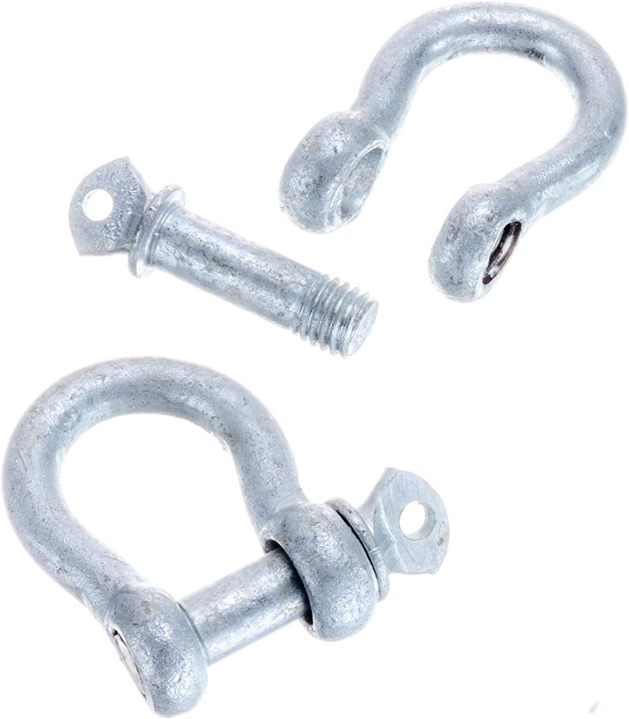 Seachoice 3/8 Inch Galvanized Steel Anchor Shackles - Durable Marine ...