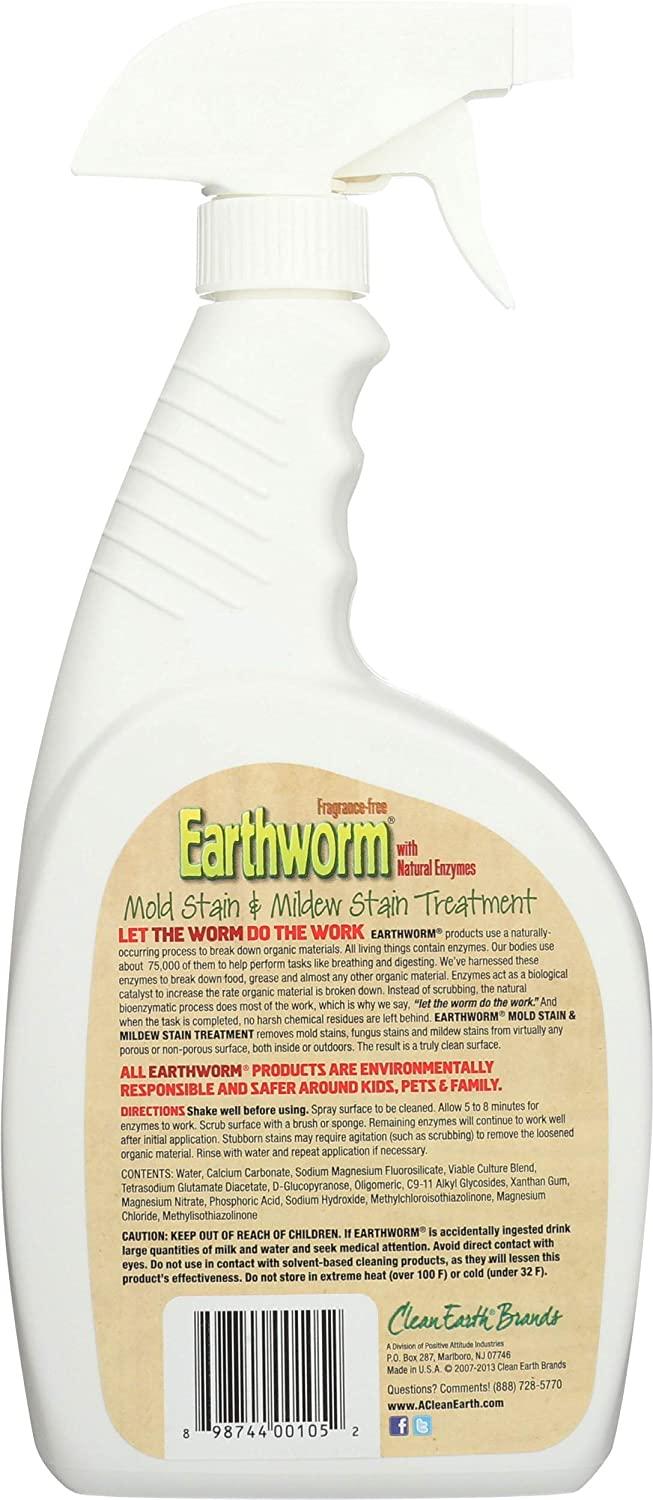 Earthworm Mold Stain and Mildew Stain Treatment - Natural and Family ...
