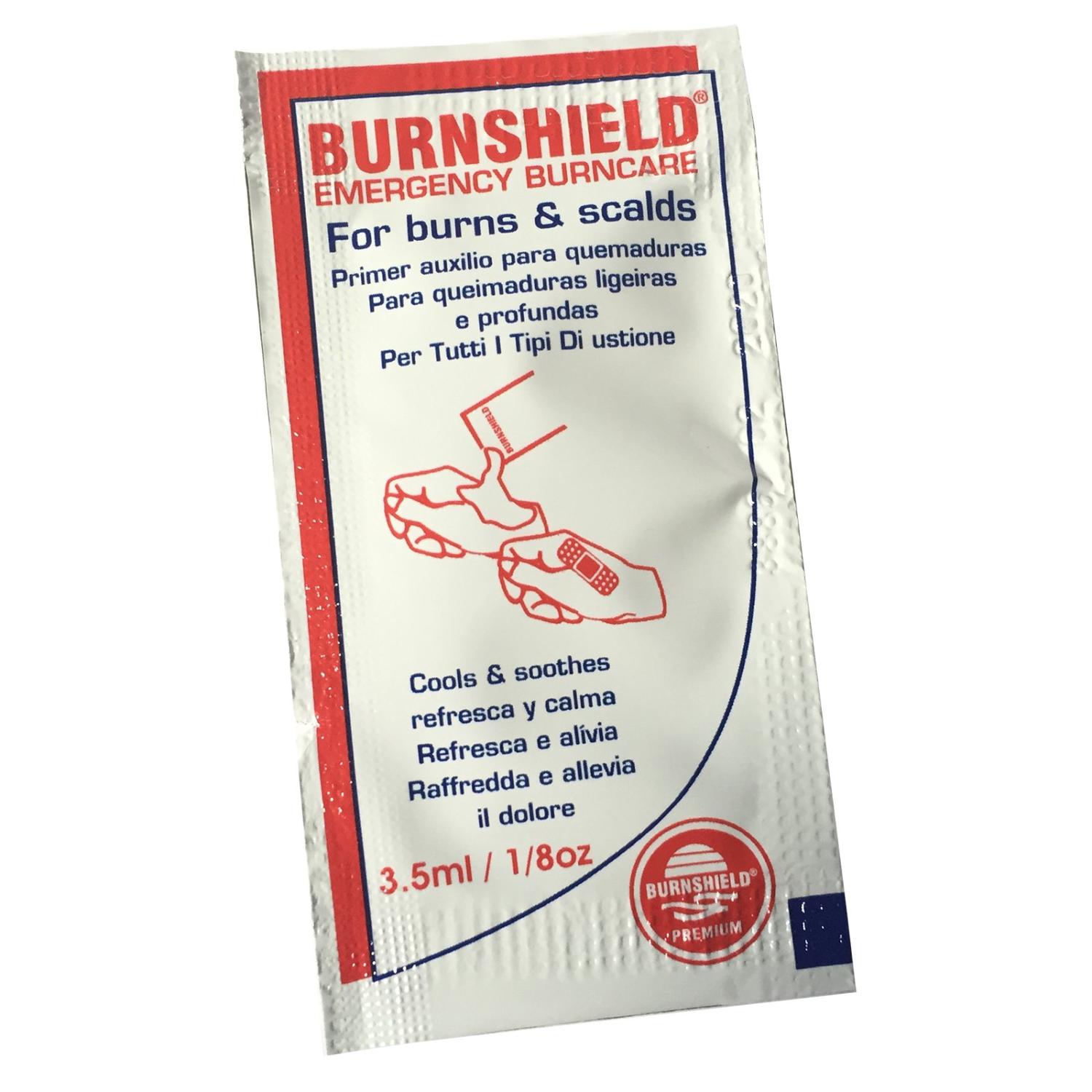 BURNSHIELD 25 Gel Blot Sachets - Emergency First Aid Burn Care for ...