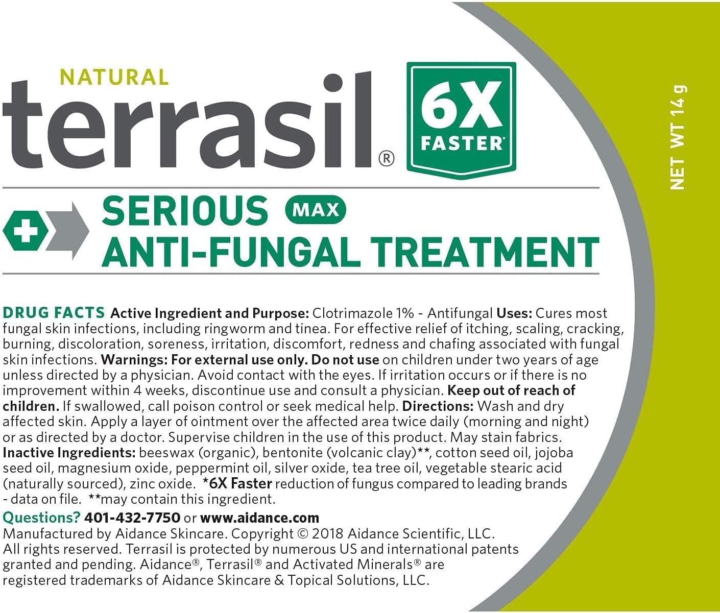 Terrasil Antifungal Treatment Kit - Fast Healing Clotrimazole Ointment ...