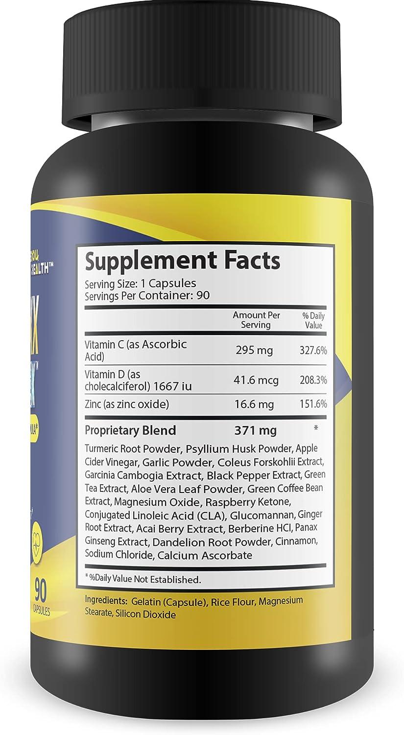 Keto Maxx Cleanse 3X - 90 Day Supply - Cleanse & Detox Support for Gut ...