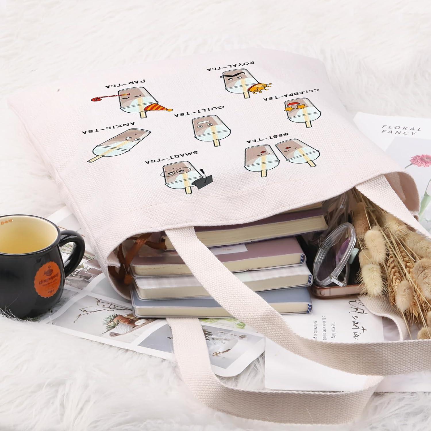 G2TUP Boba Milk Tea Lover Gift Cute Bubble Tea Kawaii Tote Bag Boba G ...