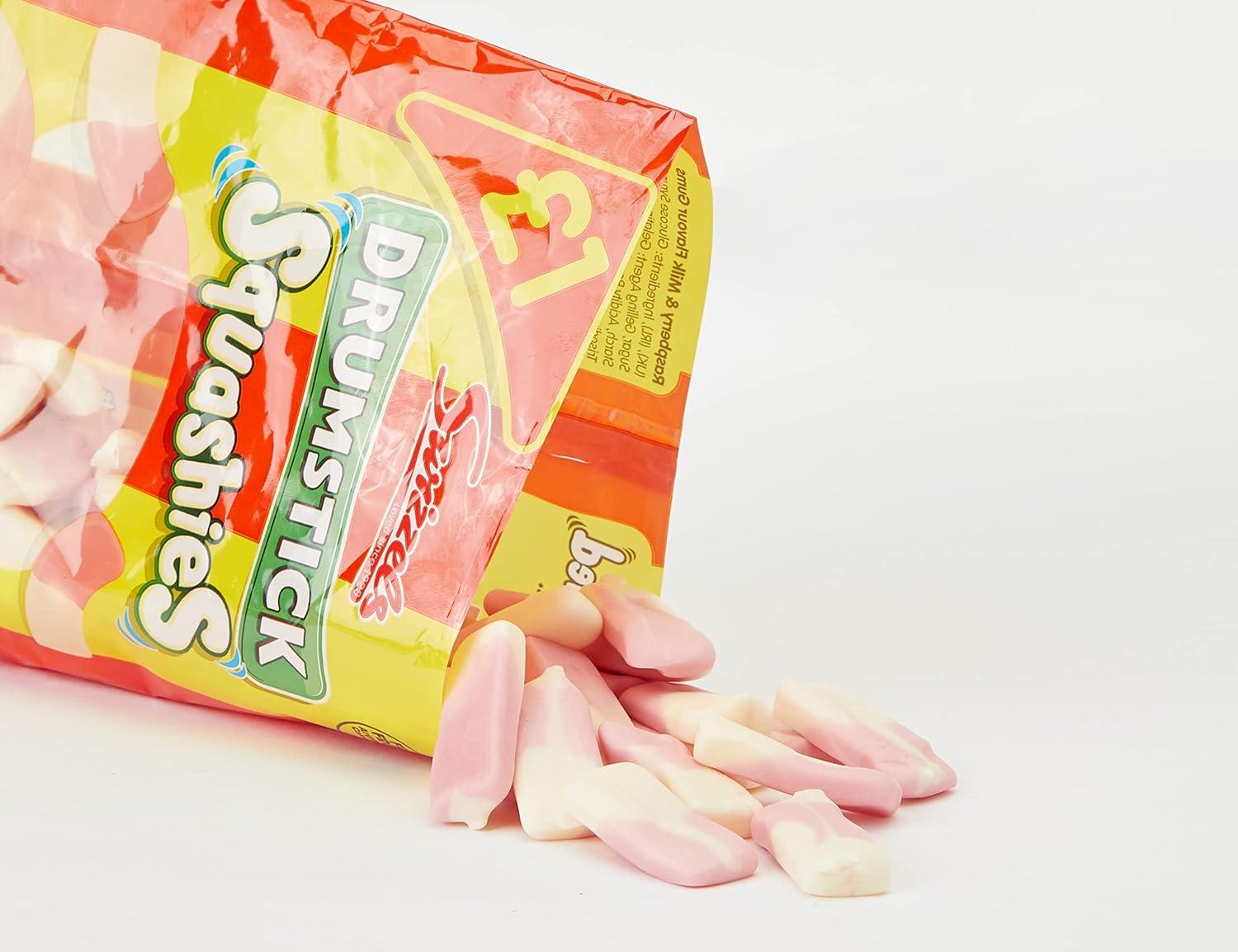 Swizzels Drumstick Original Raspberry & Milk Squashies 145 g | Buy Now ...
