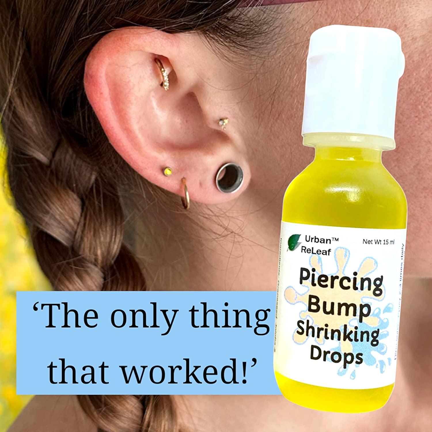 Urban ReLeaf Piercing Bump Shrinking Drops - 100% Natural Aftercare ...