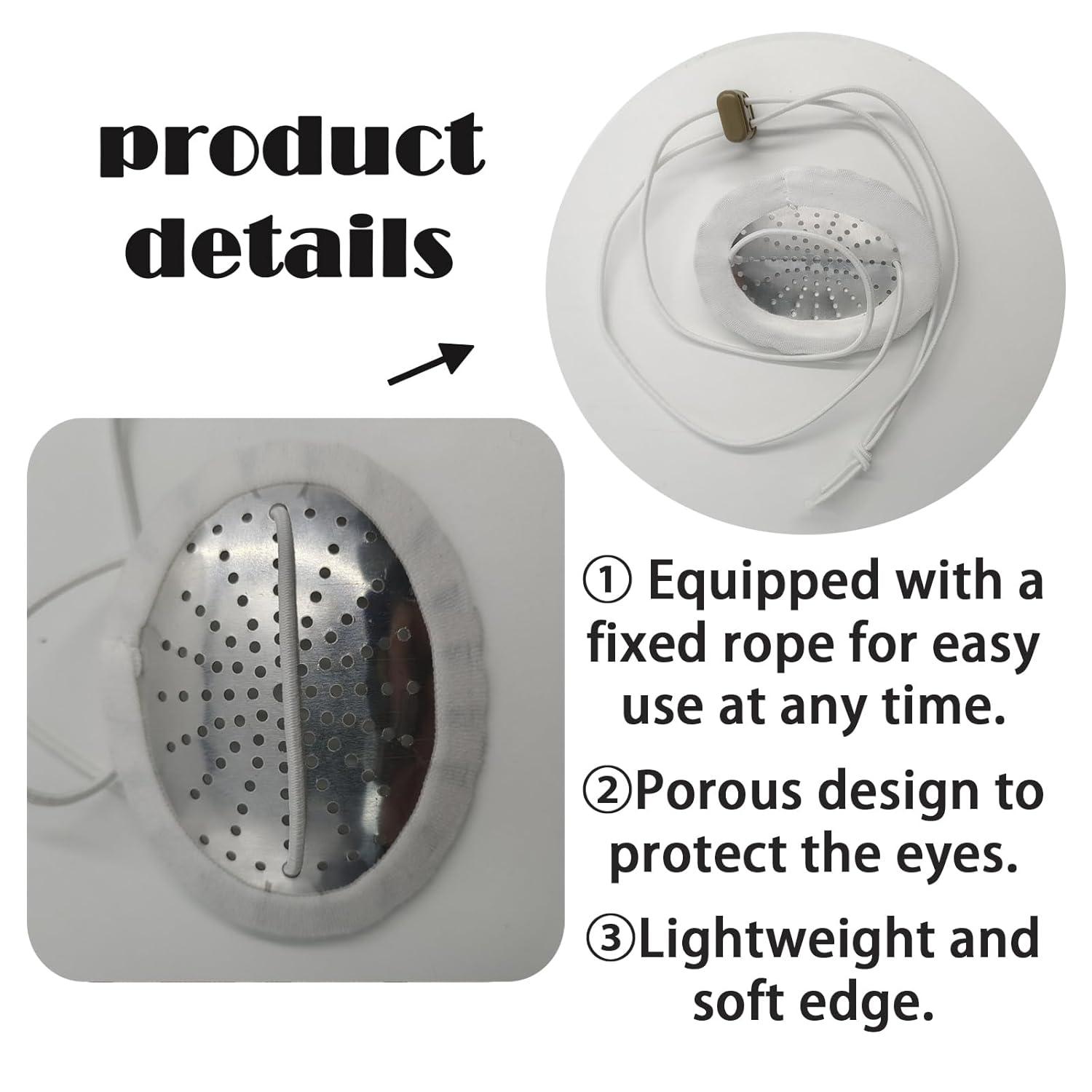 Aluminum Eye Shield Eye Patch - Breathable Eye Protection for Cataract ...