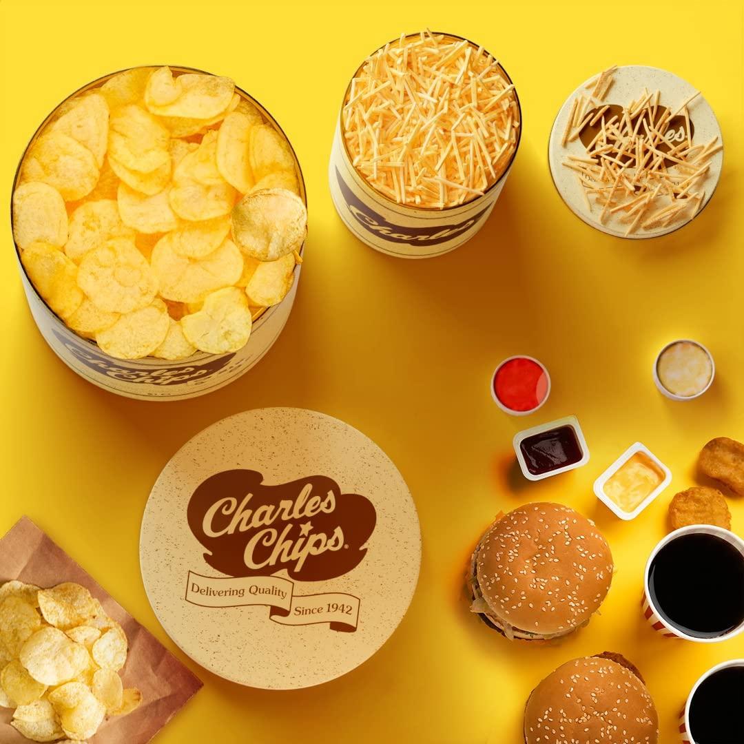 Charles Chips Original Tin - Classic Snack for Snack Lovers | Buy Now ...
