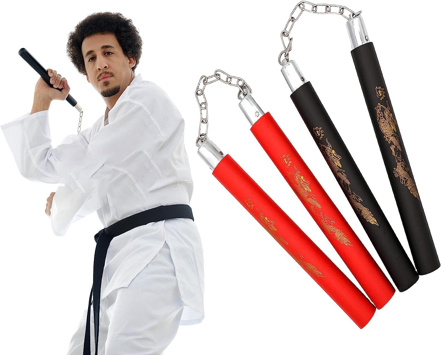 CKINCC Nunchucks - Safe Foam Rubber Training Sticks for Kids & Adults ...