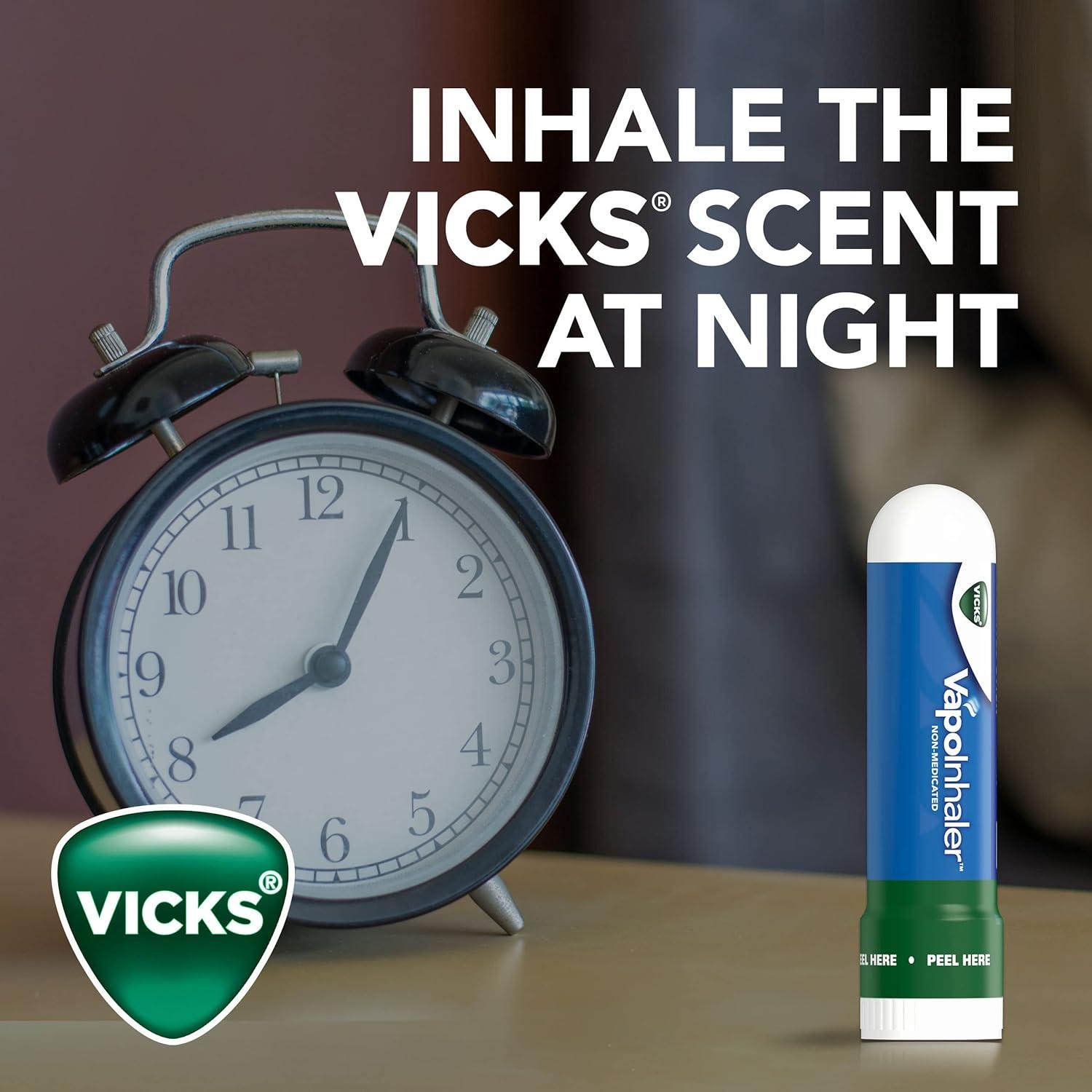 Vicks VapoInhaler - Non-Medicated Portable Nasal Inhaler with Menthol Scent