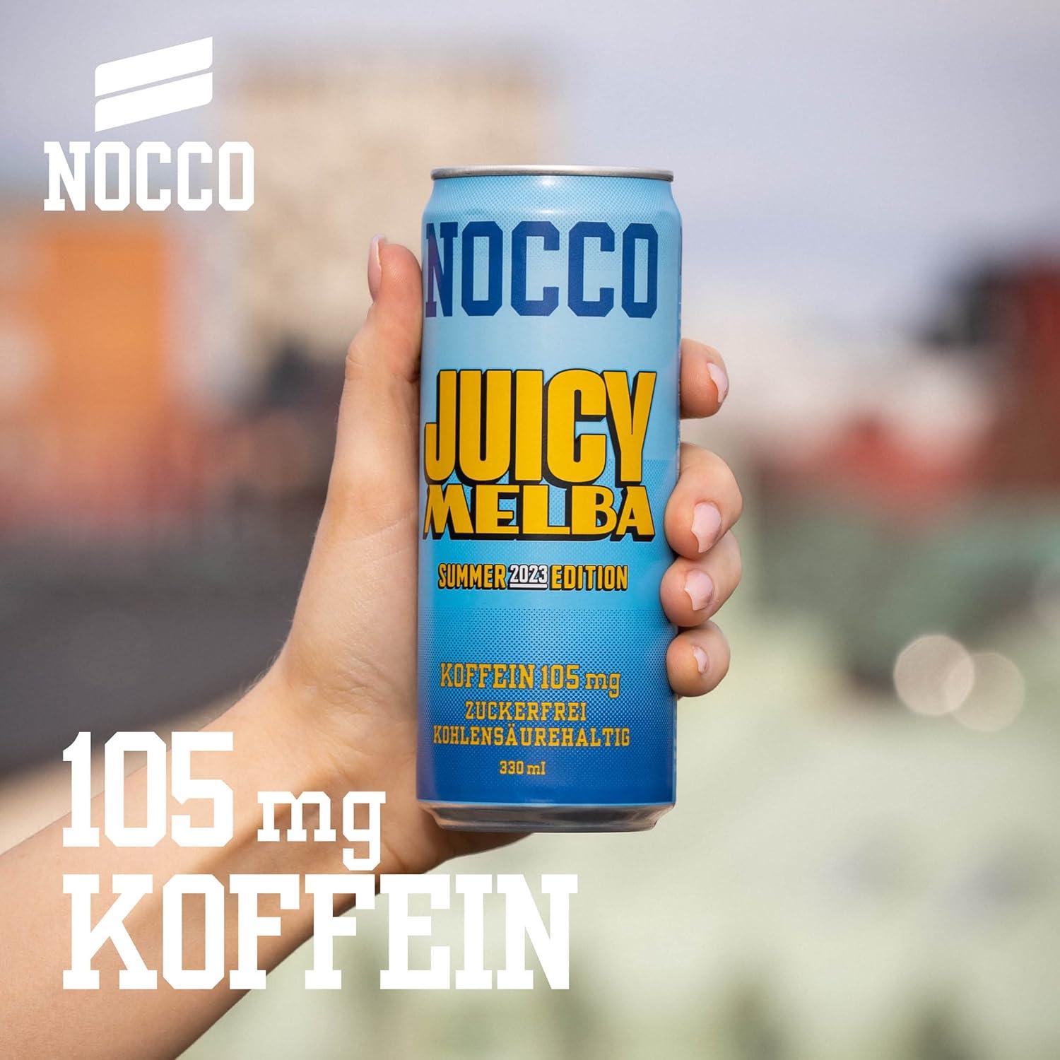 Nocco BCAA Energy Drink 24 Pack - Sugar-Free Vegan Caffeine & Amino ...