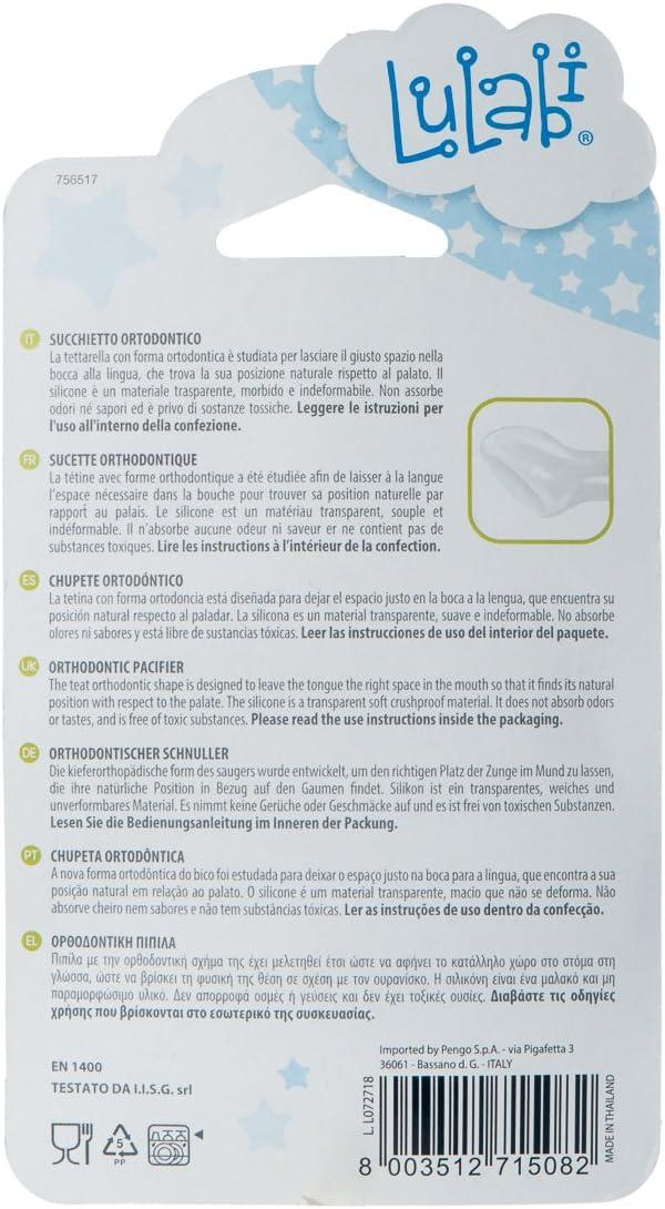 Shop Lulabi Elefantino Silicone Pacifier - 6 Months - Grey ...