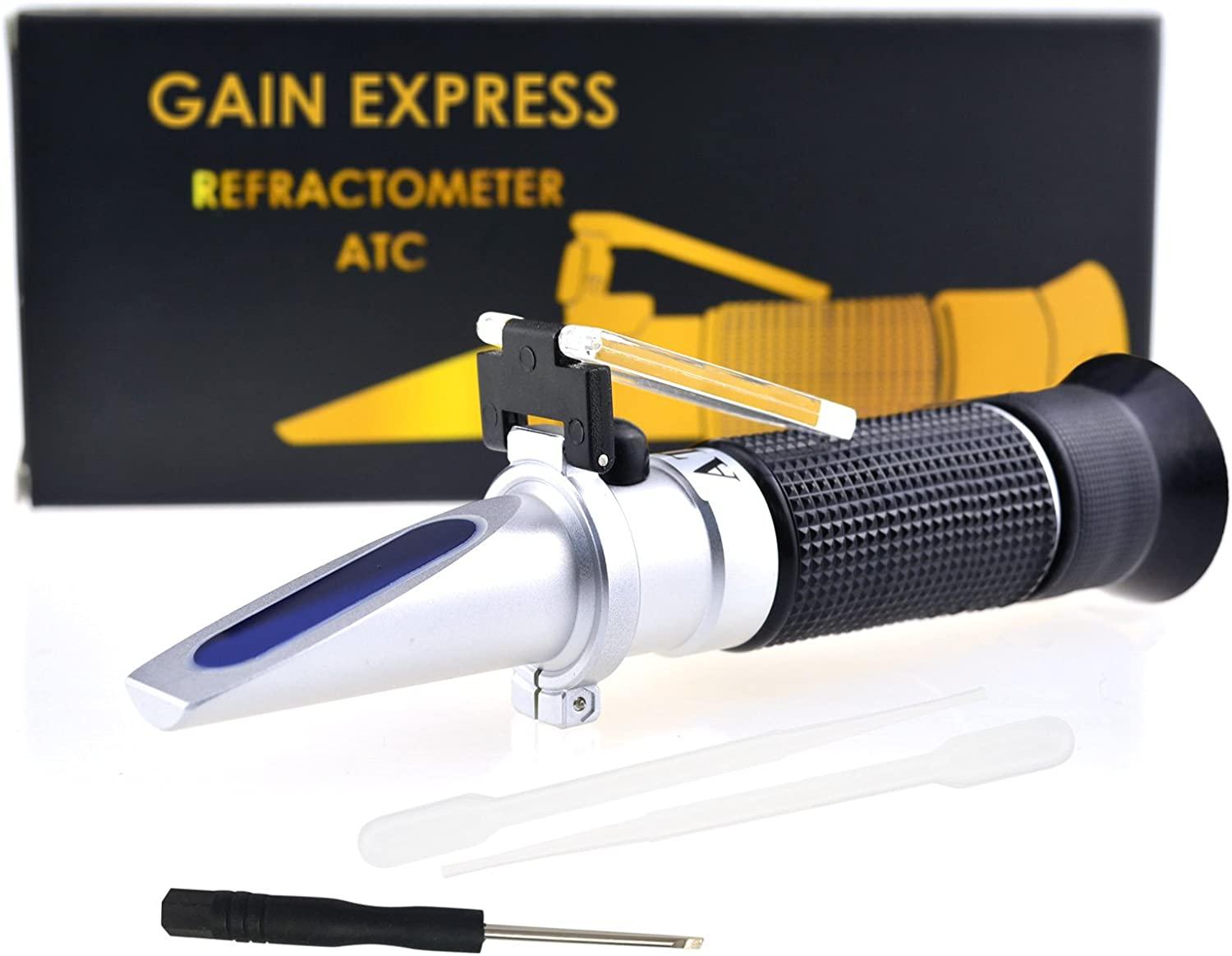 0-28% Salinity Refractometer ATC Sodium Chloride (NaCl) Salt Level ...