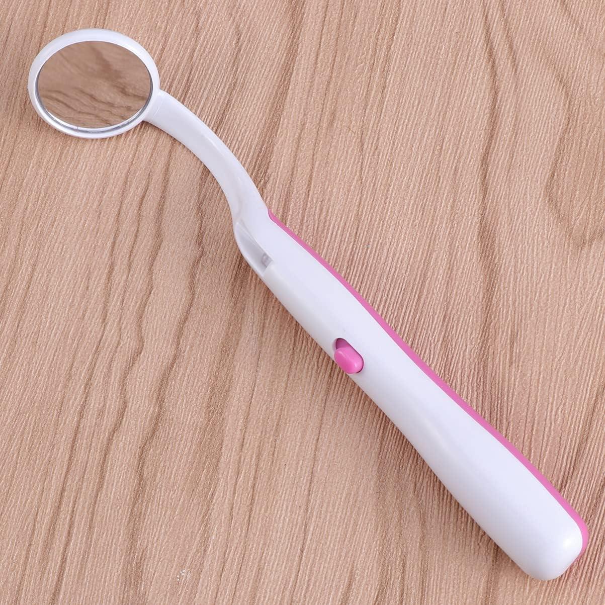 Heallily Dental Mouth Mirror with Light | LED Oral Inspection Tool for ...