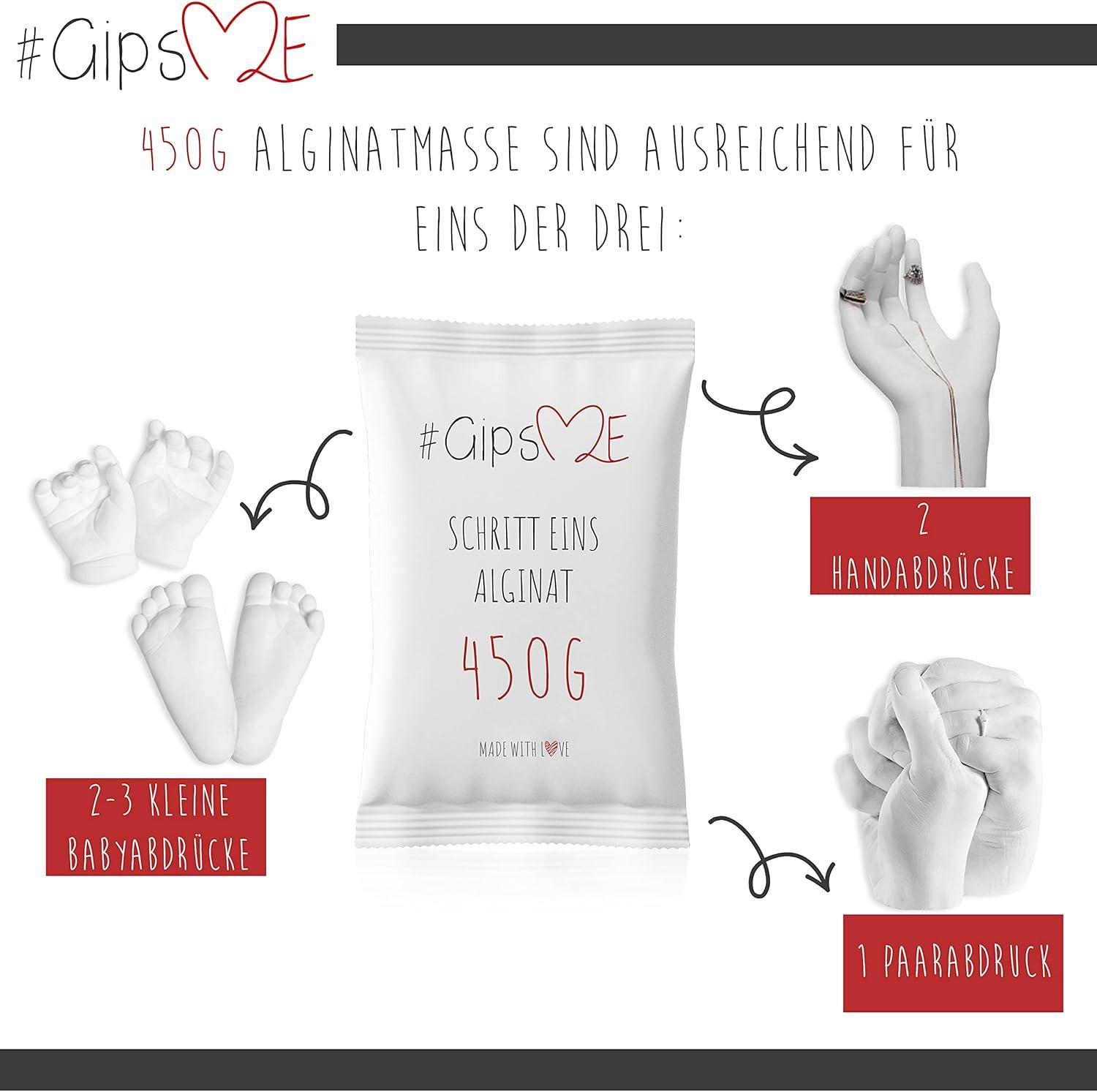 Buy GipsMe Alginate Impact Mass 450g - Quick-Drying Alginate Powder for ...