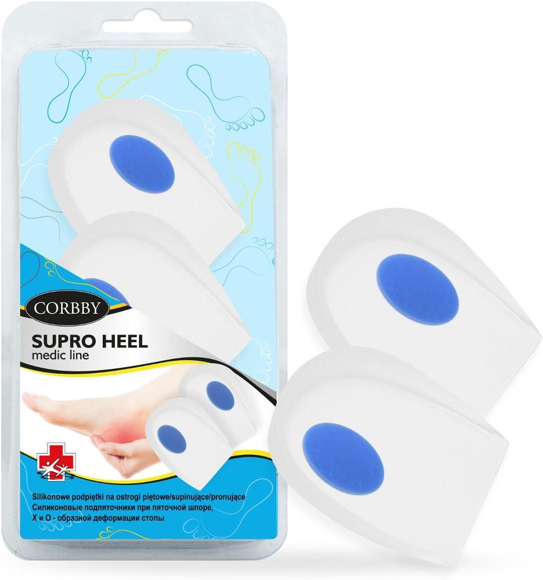 Fabacare Supro Heel Inserts - Medical Silicone Heel Cushion for Heel ...
