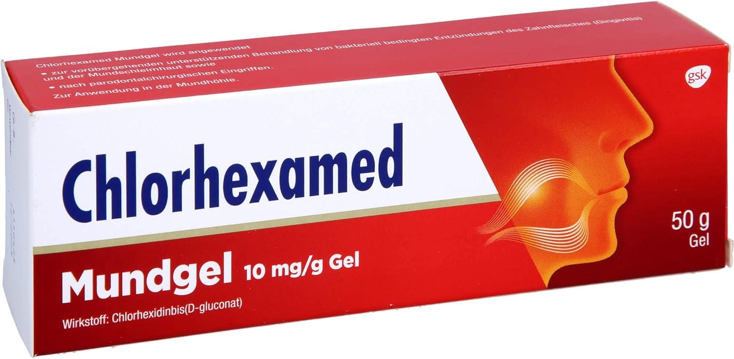 Chlorhexamed Mouth Gel 10mg/g - 50g | Antibacterial Oral Care with ...
