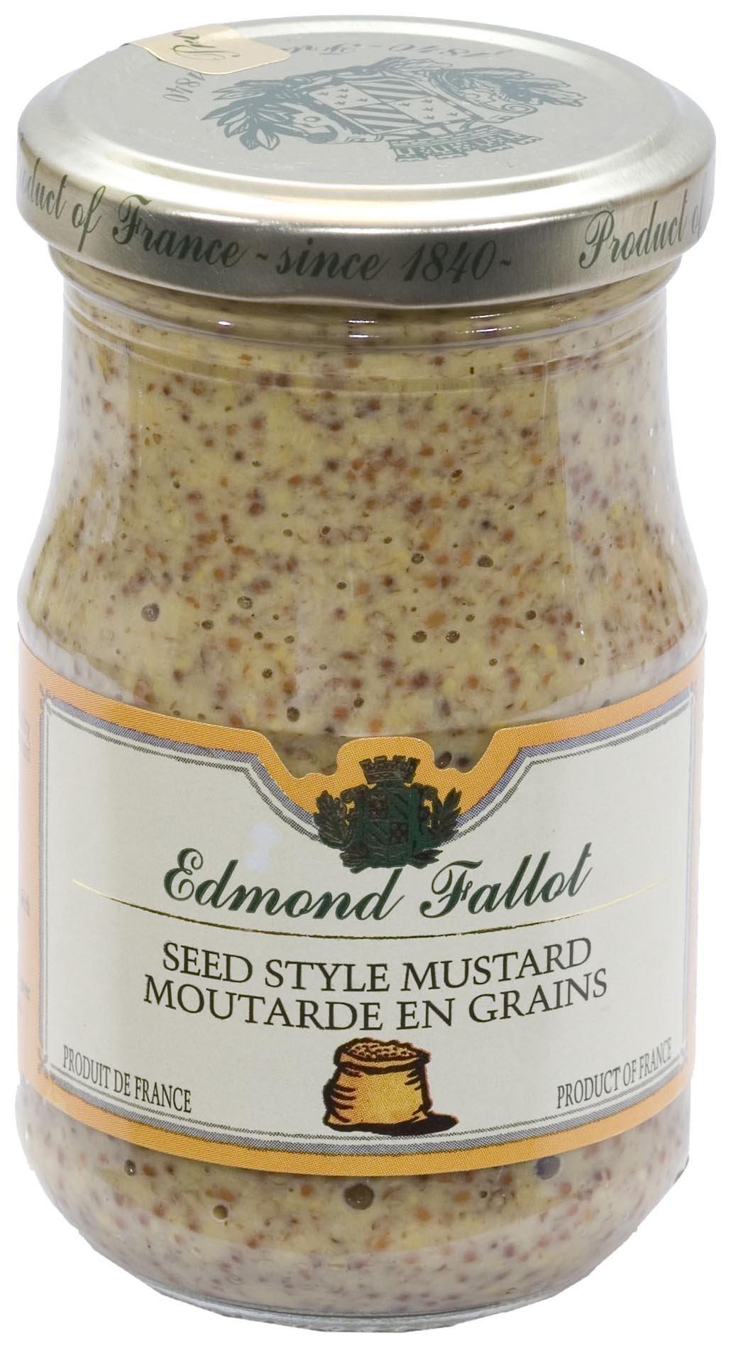 Edmond Fallot Whole Grain Mustard - 7 oz | Authentic French Mustard ...