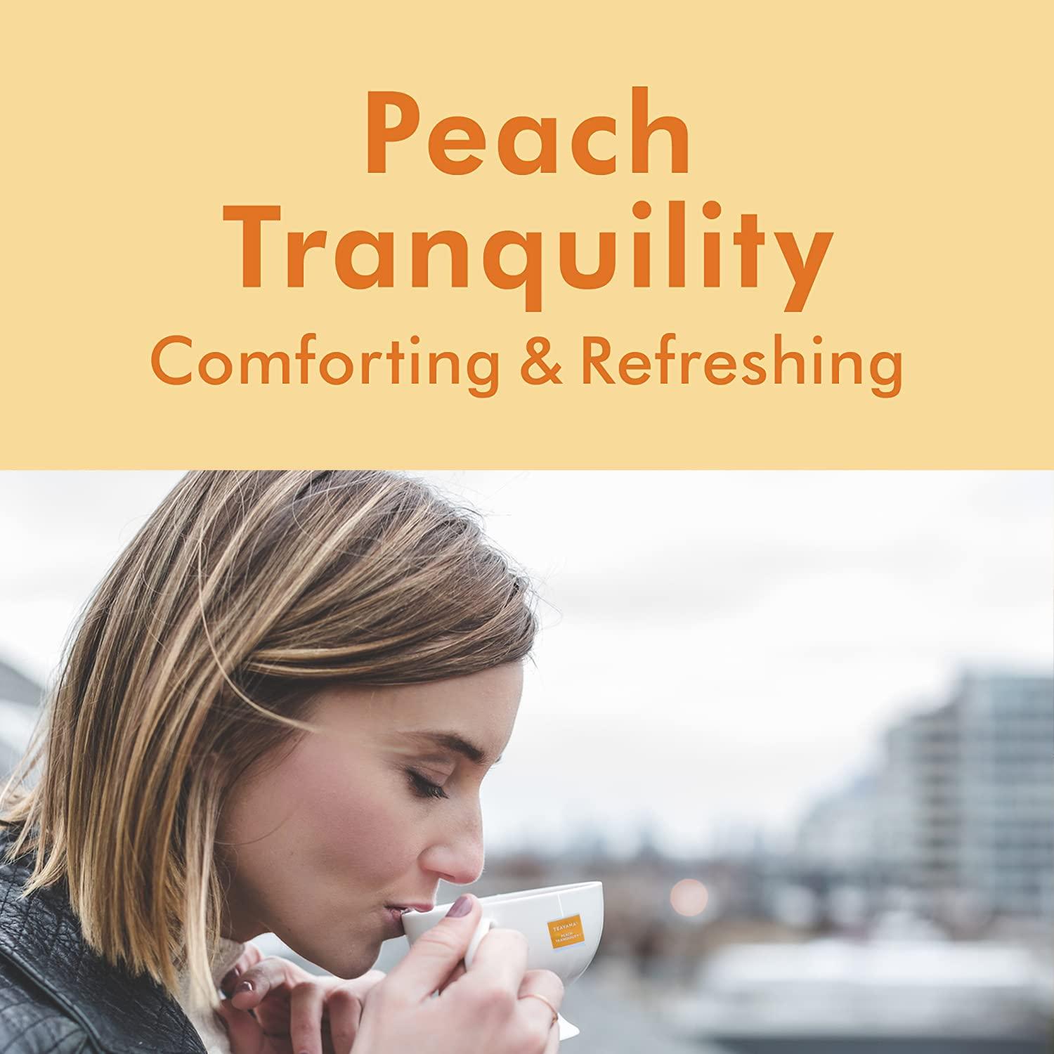 Teavana Peach Tranquility & Jade Citrus Mint Cold Buster Tea - 30 ...