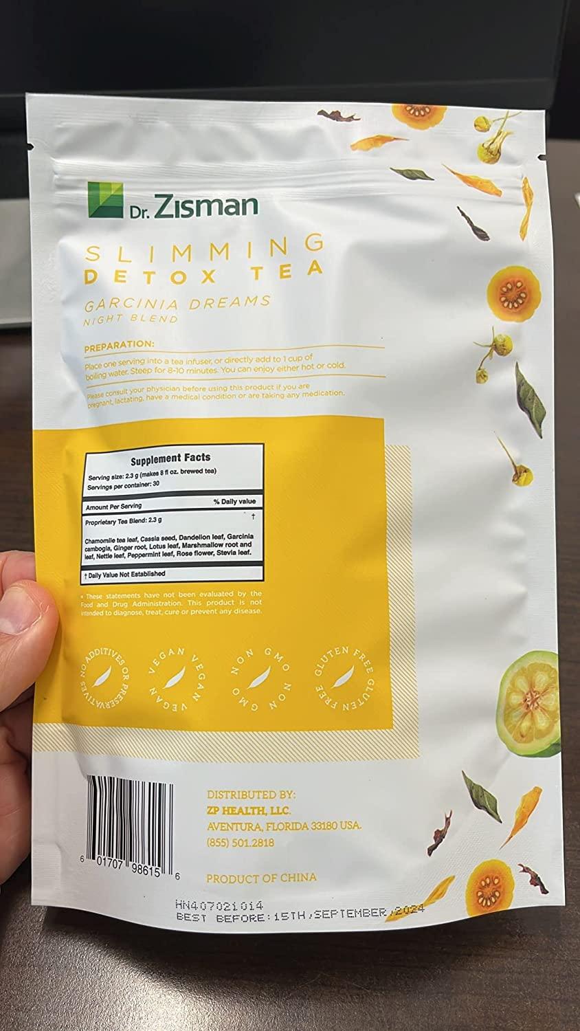 Dr. Zisman ZT Slimming Detox Tea | Garcinia Dreams Night Blend | Weight ...