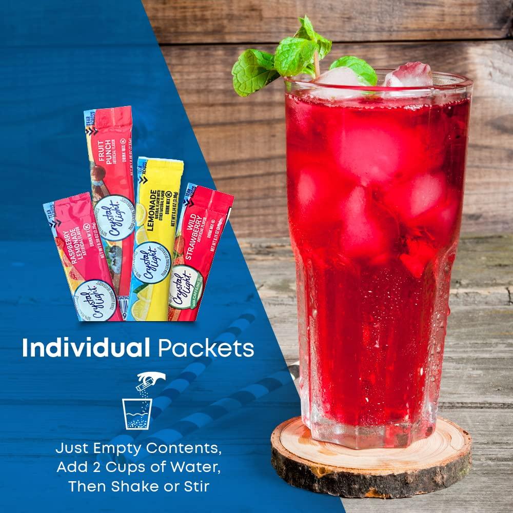 Bools Crystal Light Variety Pack - 60 Count Singles On-the-Go Packets ...