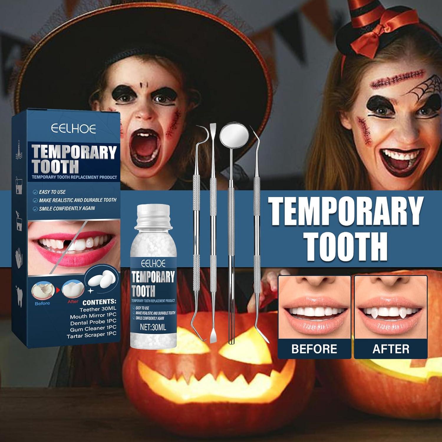 Temporary Tooth Repair Kit | DIY Dentures for Halloween & Christmas ...