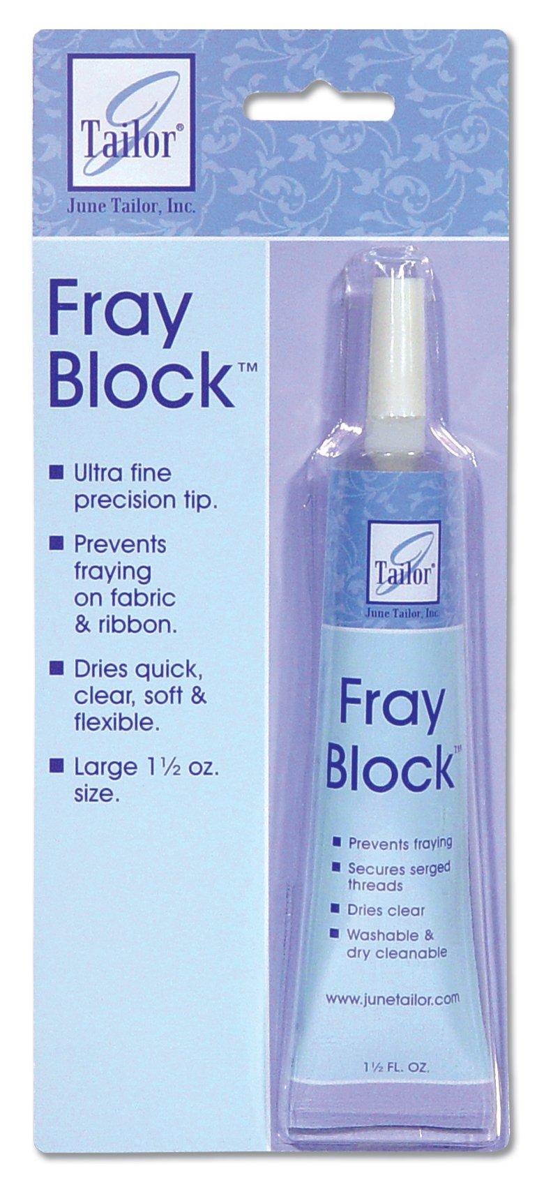 June Tailor JT-377 Fray Block - Prevent Fraying, 1.5 oz Bottle | Buy ...