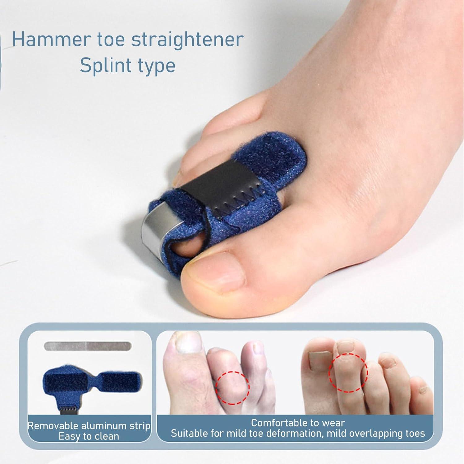 Claw Toe Corrector Hammer Toe Straightener Splint (M Right Foot) | Buy ...