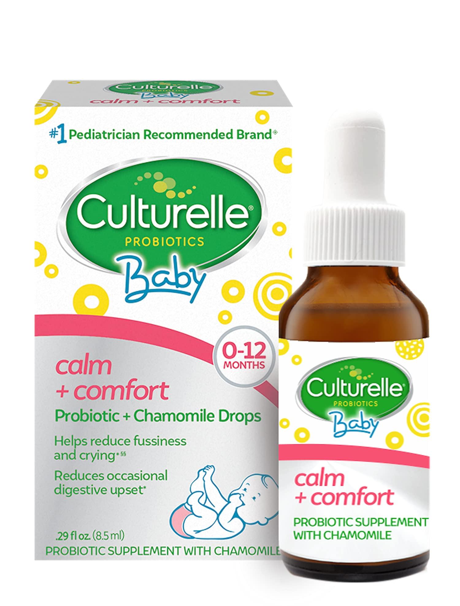 Culturelle Baby Calm & Comfort Probiotics + Chamomile Drops - Digestive ...