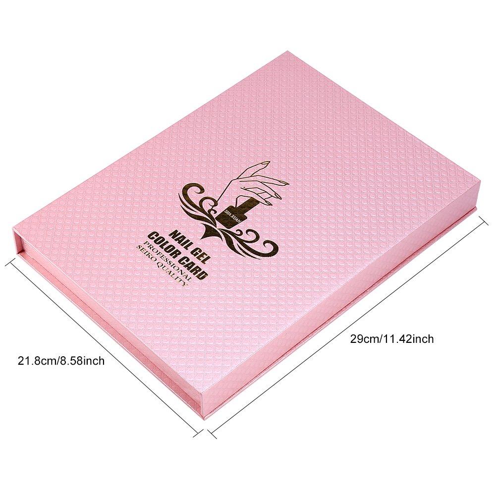 Nail Polish Color Chart Display Board - 216 Professional Gel Colors for ...