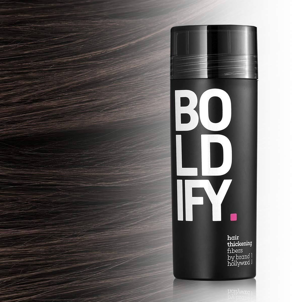 BOLDIFY Hair Fibers for Thinning Hair (DARK BROWN) - Natural Hair ...