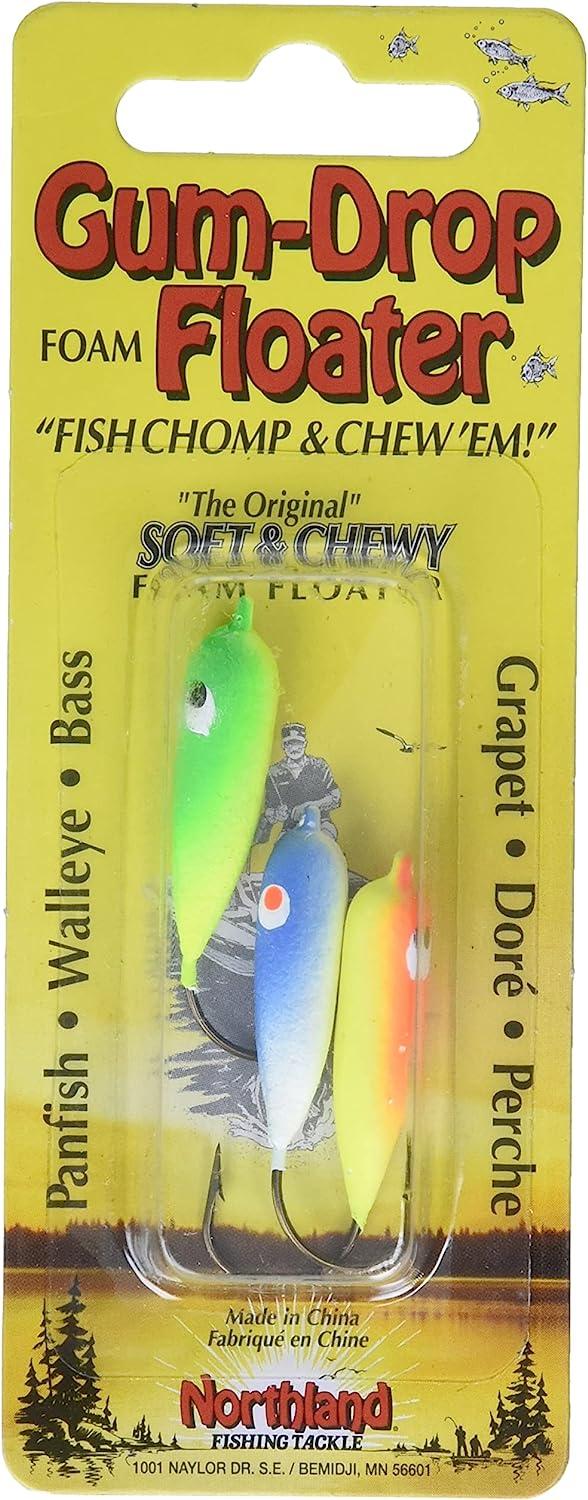 Northland Tackle Gum-Drop Floater Assorted 1 Hook - Premium Fishing ...