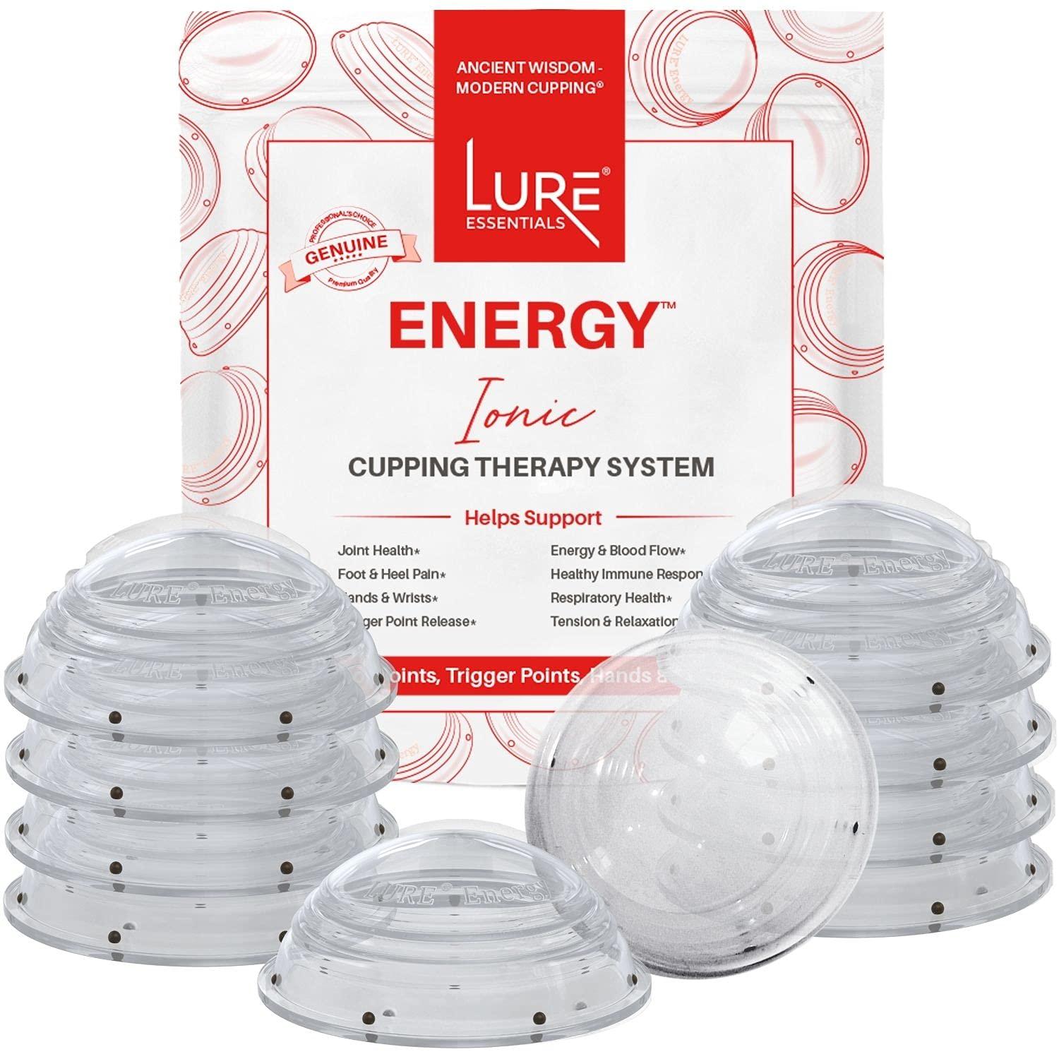 Ionic Energy Cupping Therapy Set - Silicone Cups for Trigger Points ...