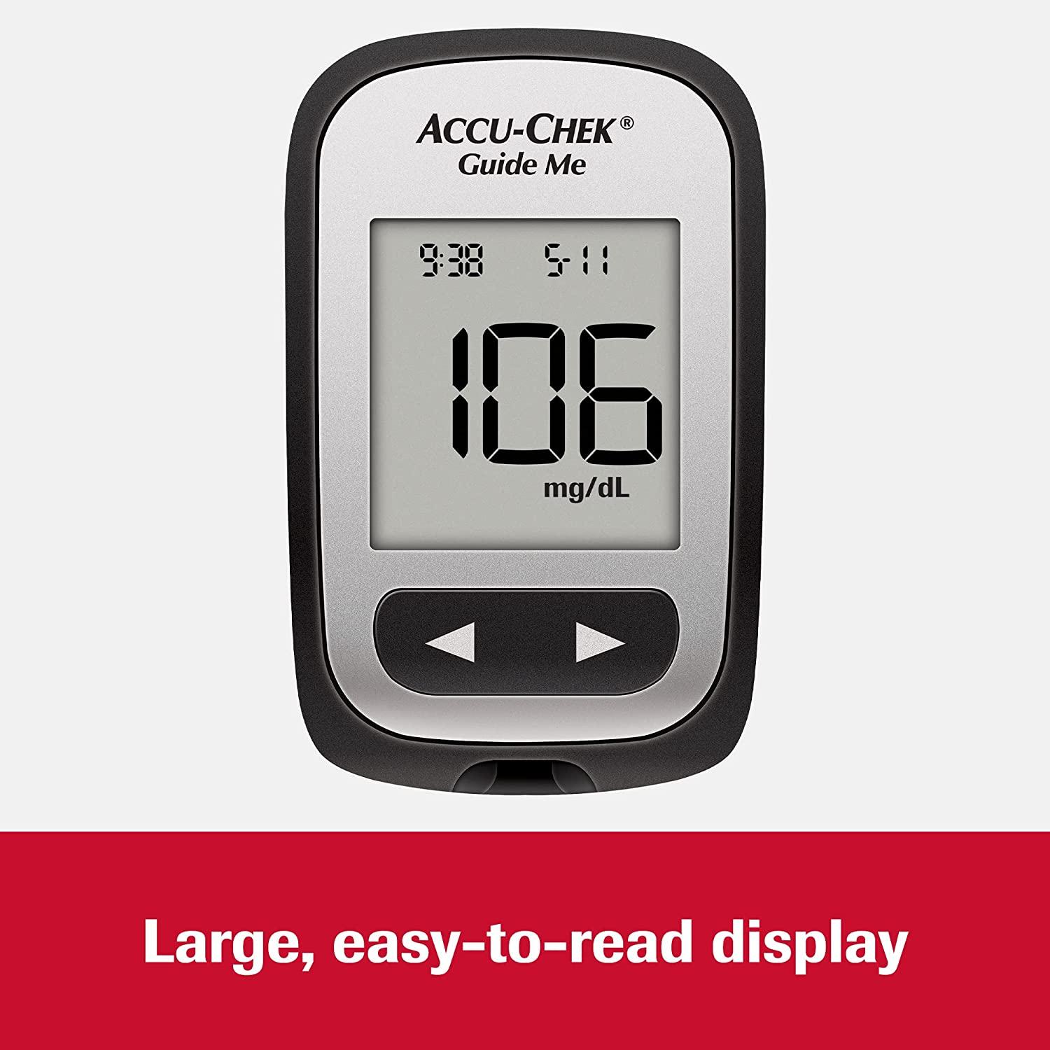 Accu-Chek Guide Me Meter | Diabetic Blood Glucose Testing - [Brand Name ...