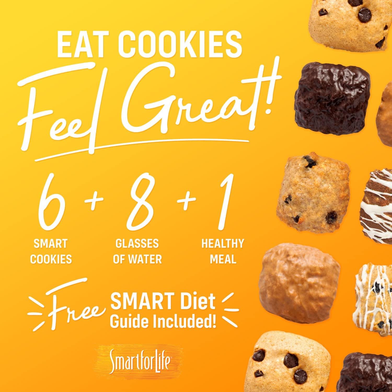 Smart for Life High Protein Cookie Diet - Chocolate Chip 1 Week Supply ...
