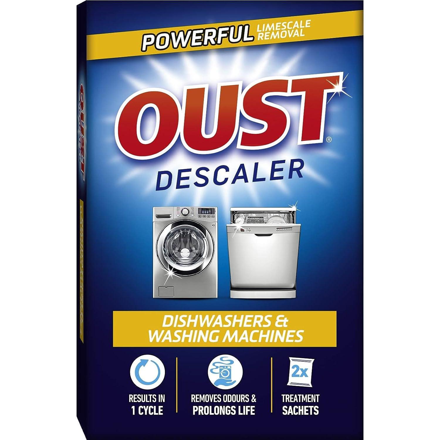 AMK Oust Dishwasher & Washing Machine Deep Cleaning Descaler Limescale ...